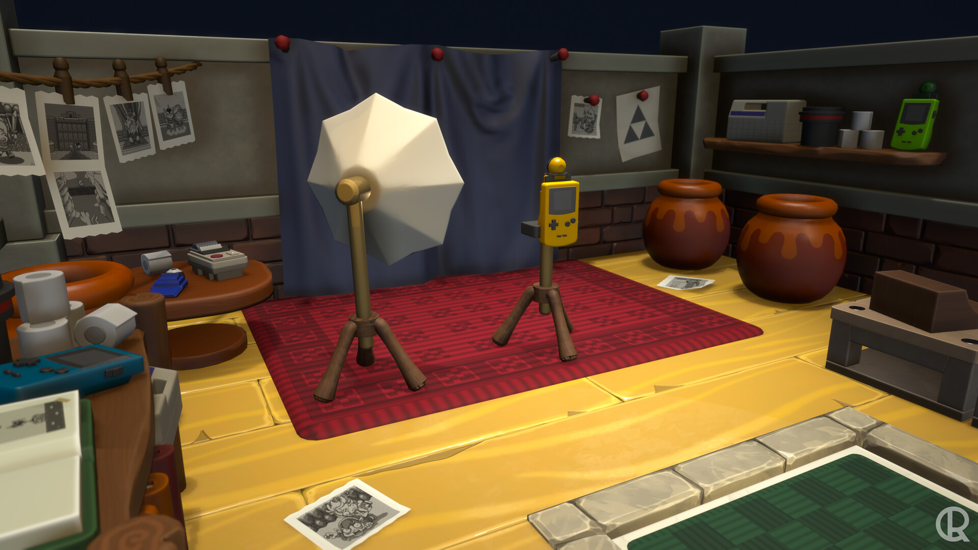 Chris Rumsey - Link's Awakening Fan Art - Camera Shop