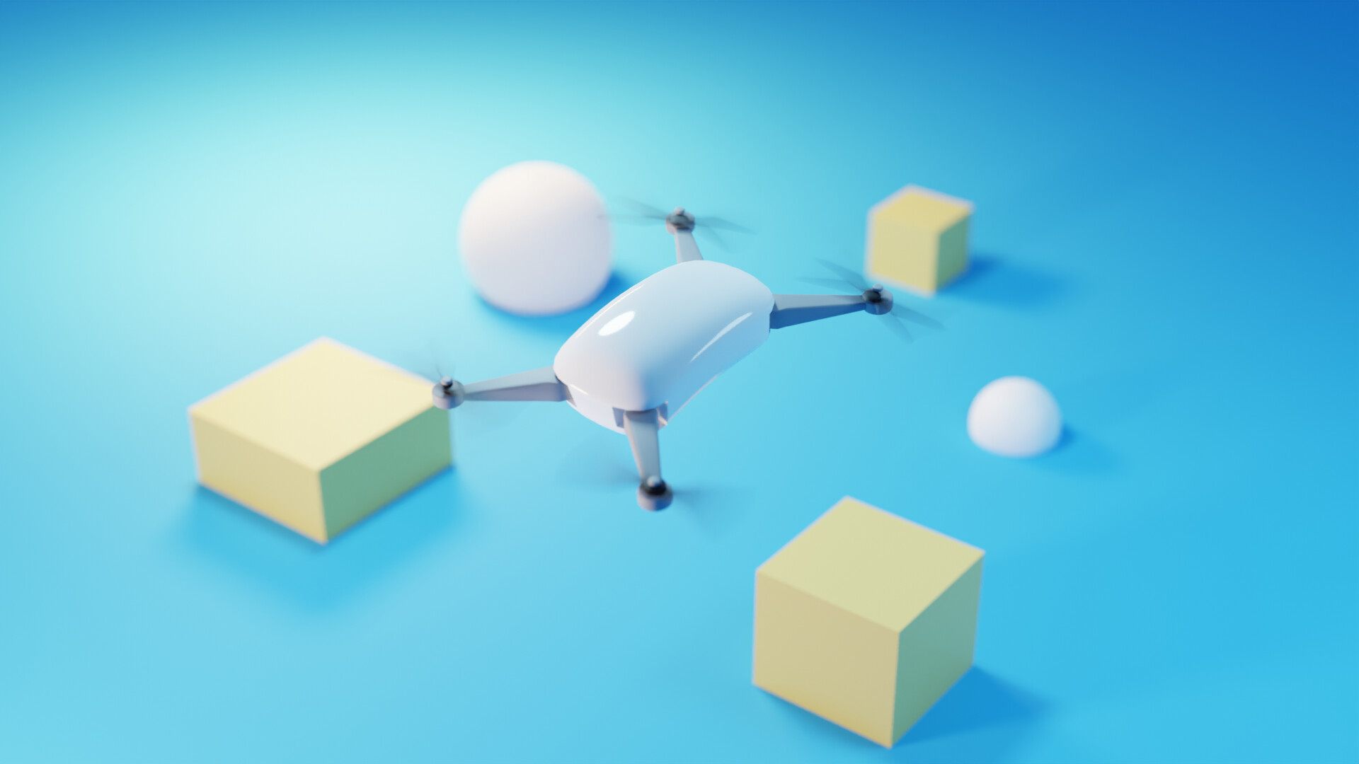 ArtStation - Simple animated drone