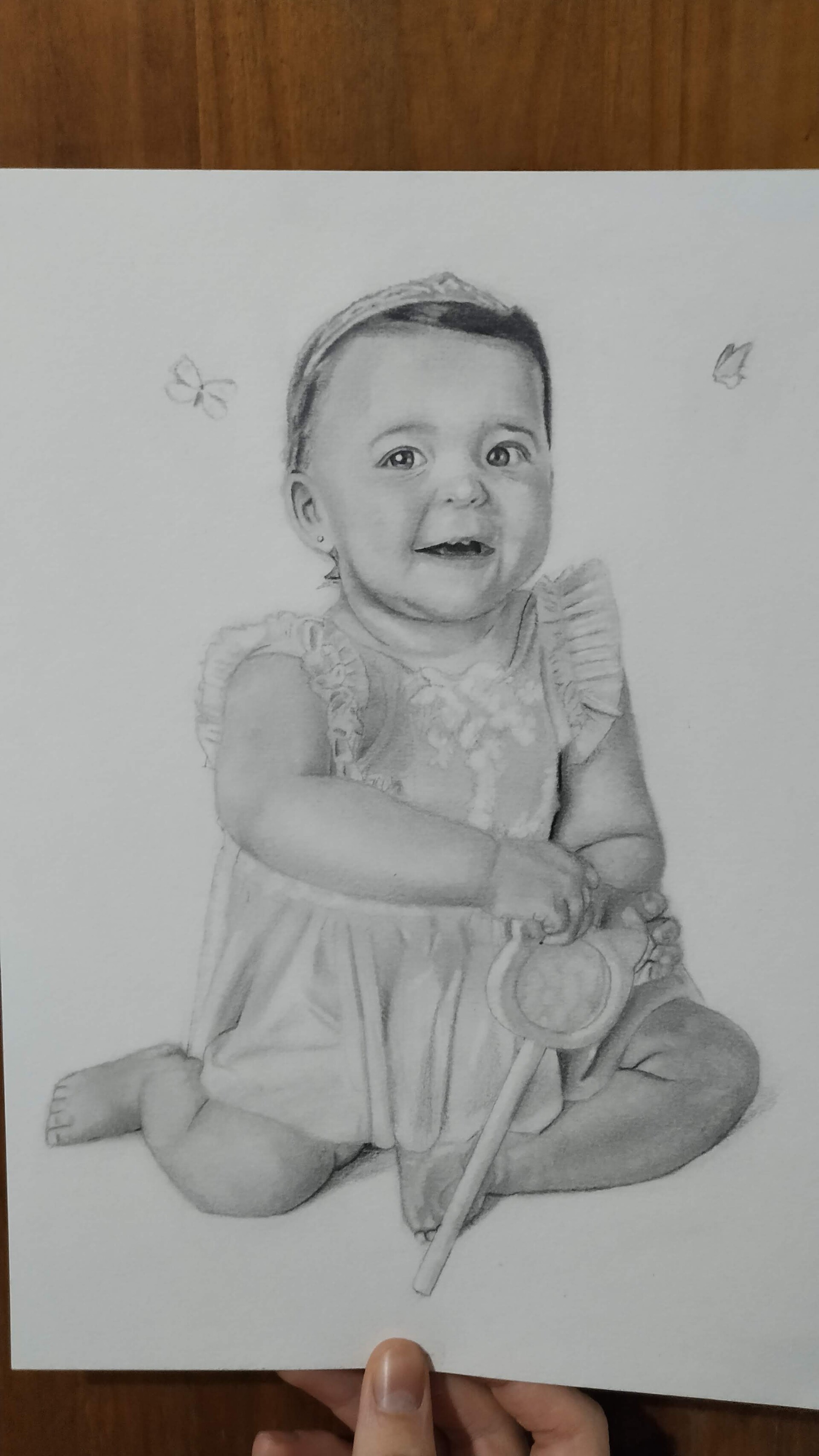 ArtStation - Baby Pencil Drawing