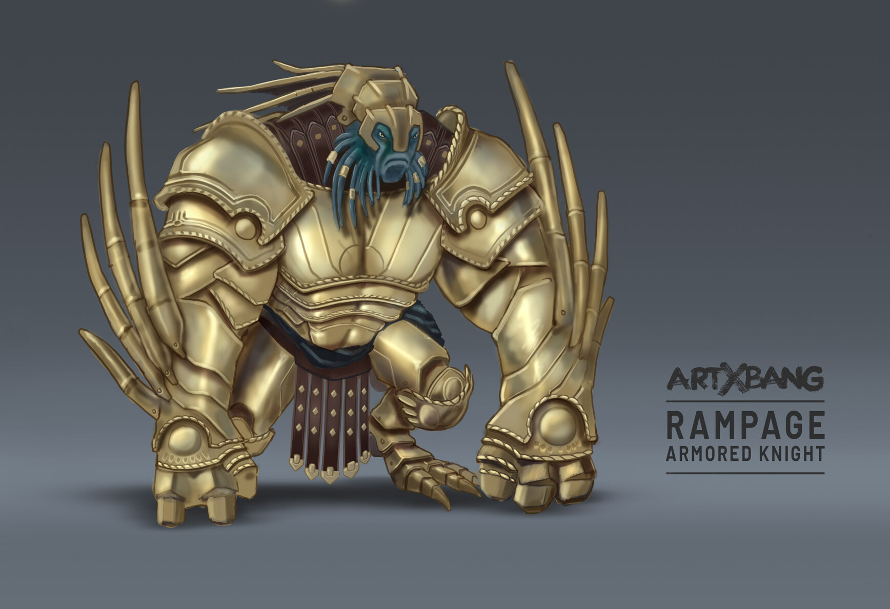 ArtStation - Rampage - Armored knight skin