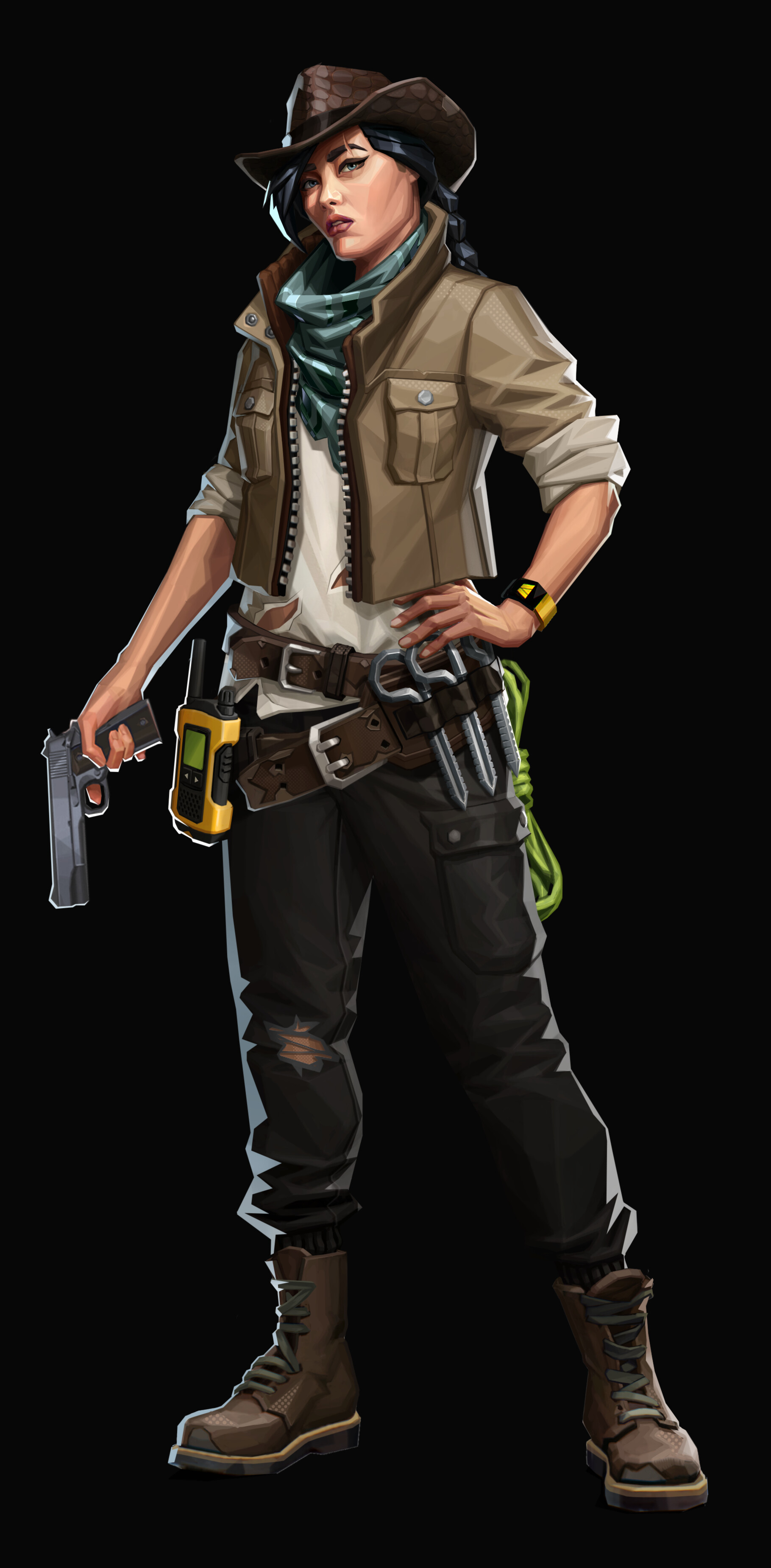 Samuel PIRLOT - PETROFF - Wild Arena Survivors - Adventurer - Concept Art