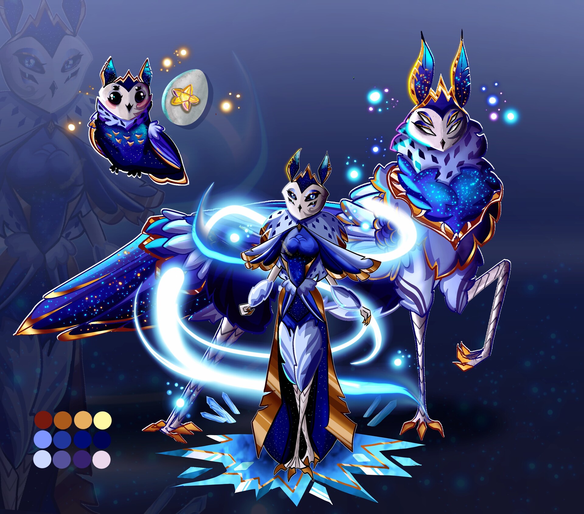 ArtStation - Owl Godess