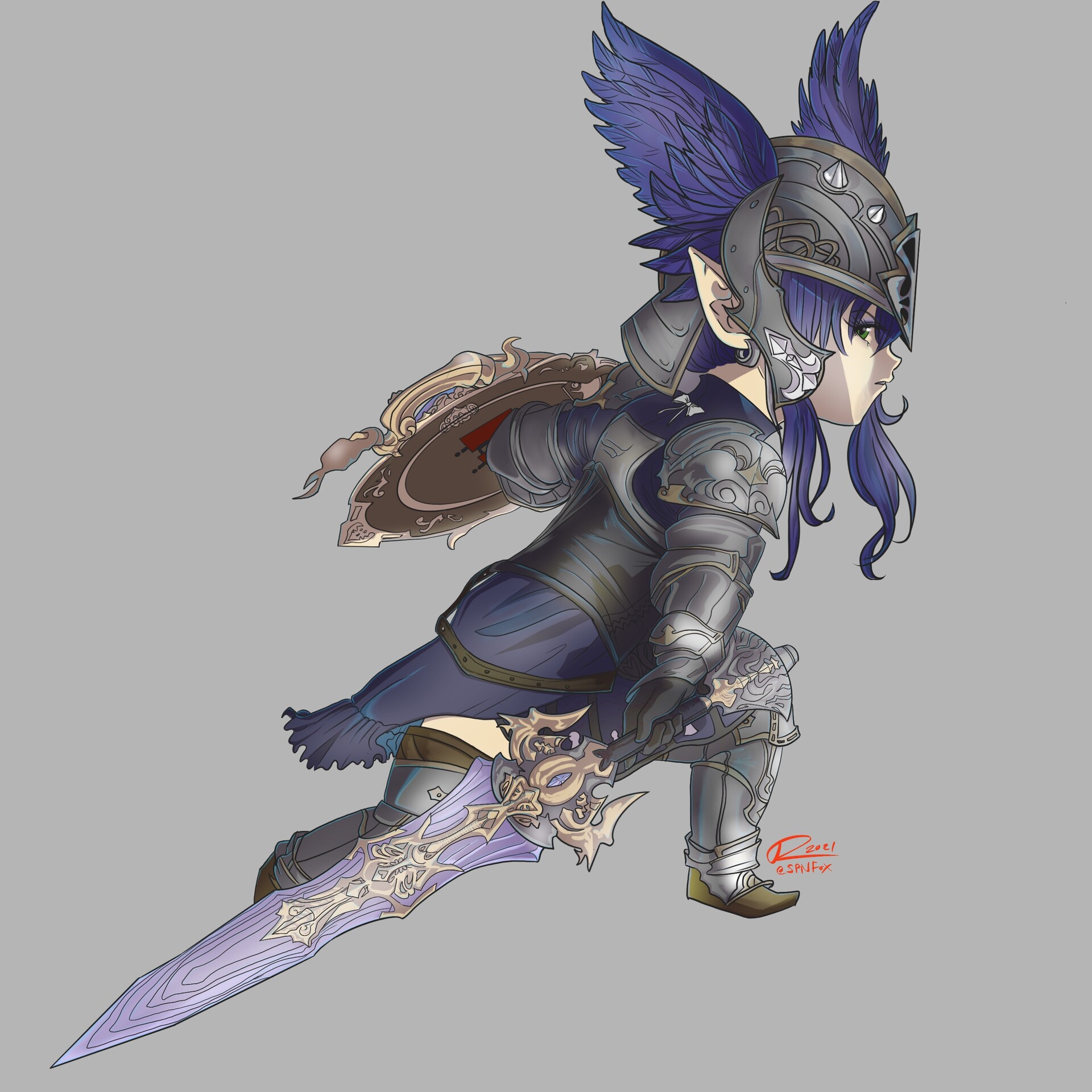 ArtStation - FF14 Lalafell Commission