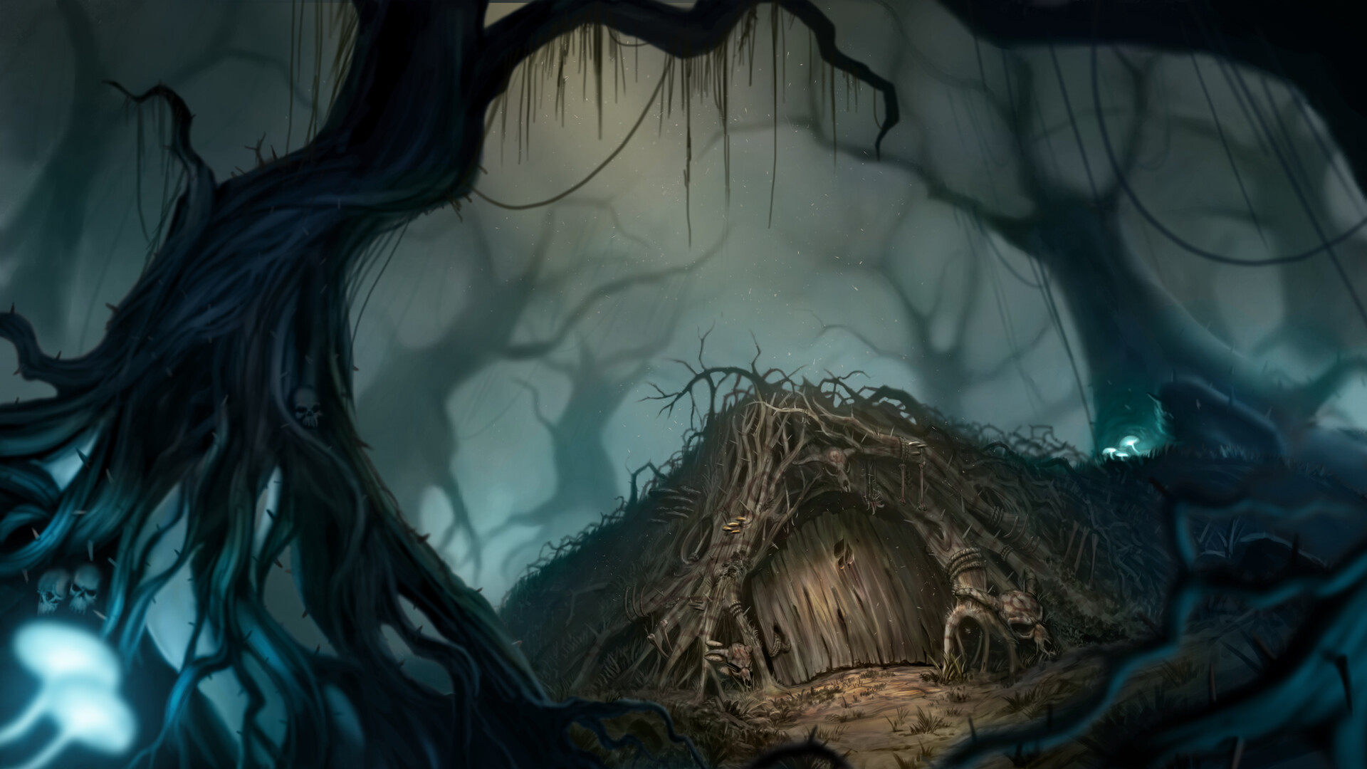 ArtStation - Swamp hideout variations