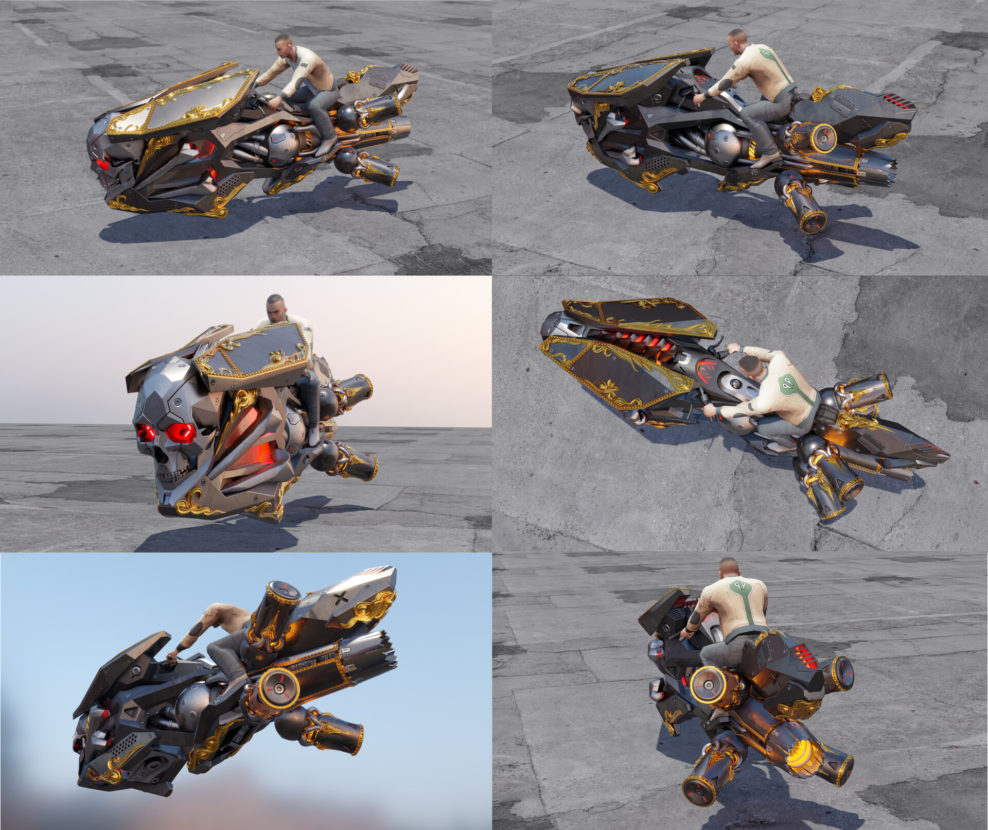 ArtStation - Pirate bike