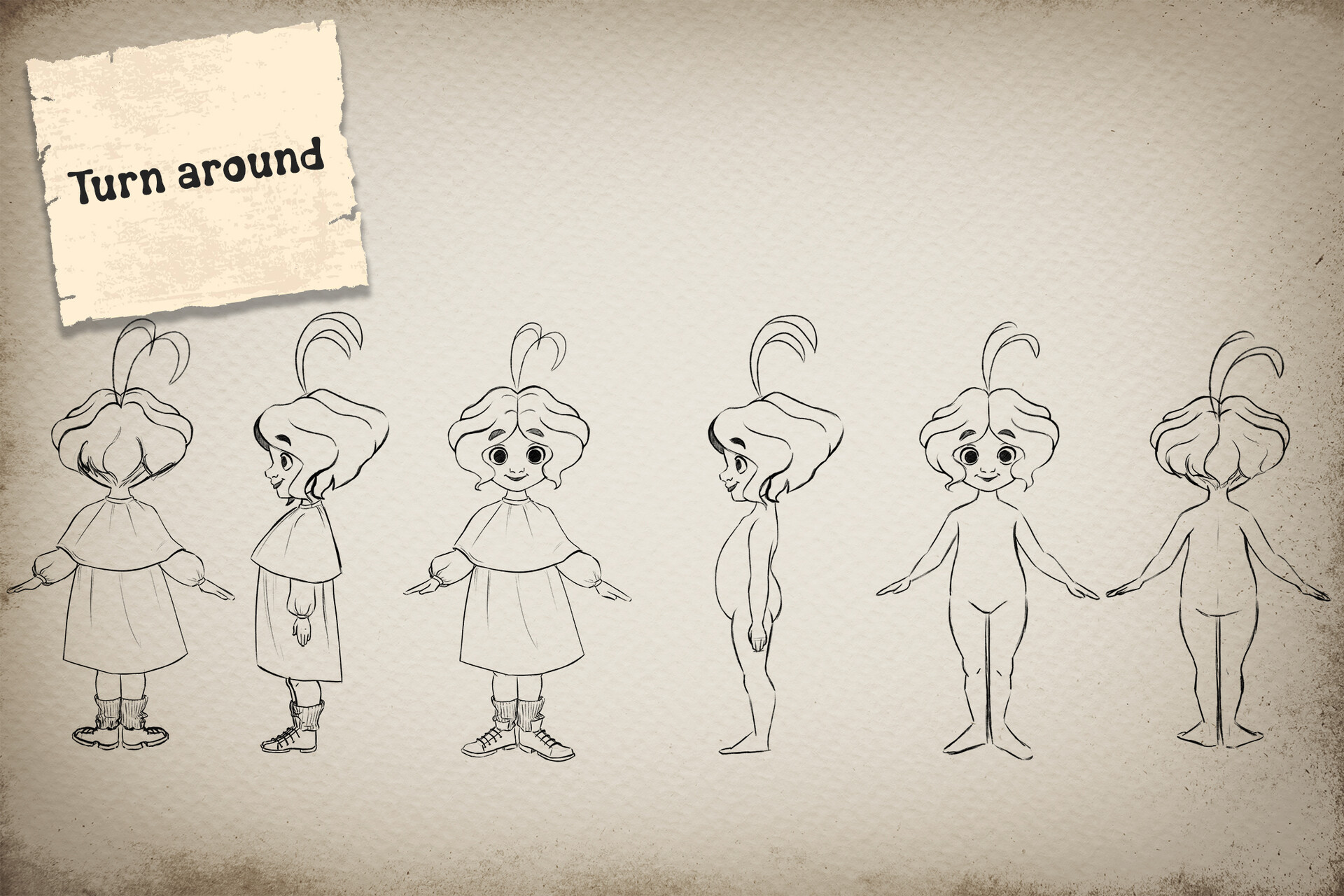 ArtStation - Heidi's Turnaround