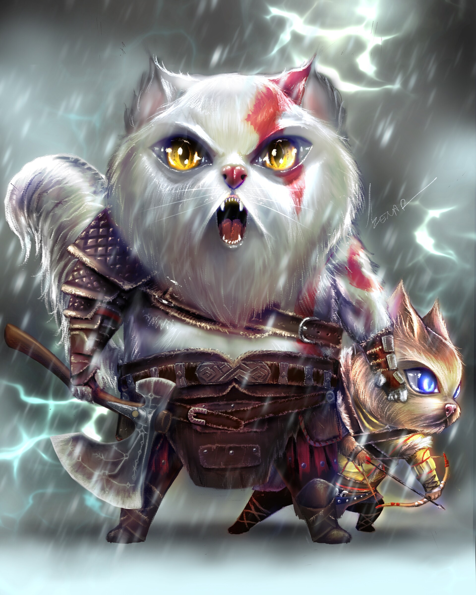 ArtStation - Cat of War