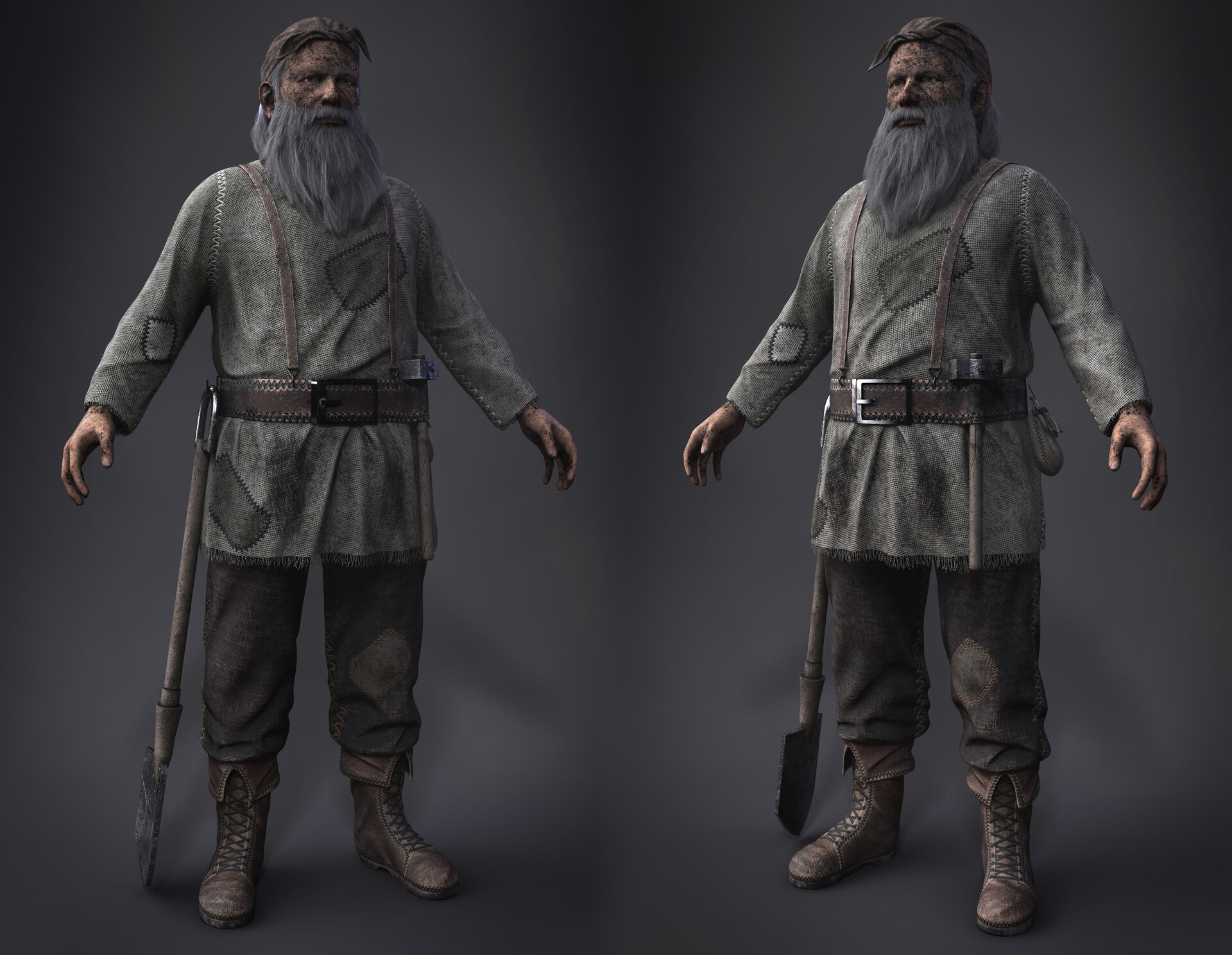 ArtStation - Iron Miner Medieval (2020)