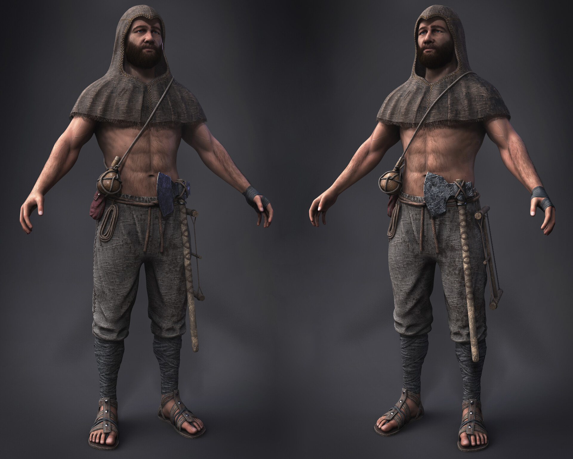 ArtStation - Carpenter Medieval (2020)