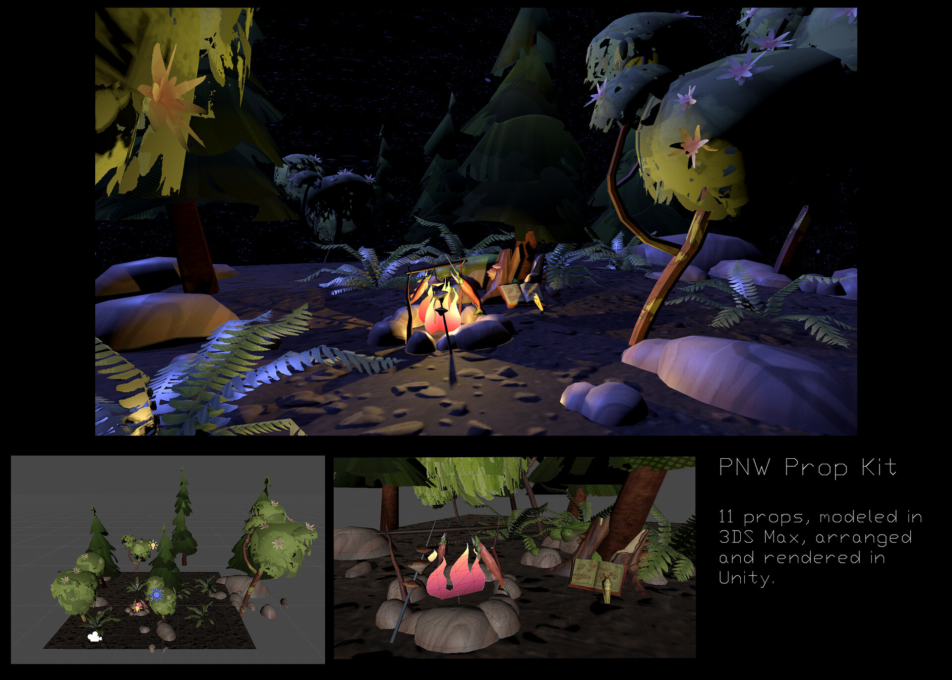 ArtStation - PNW Forest Prop Kit