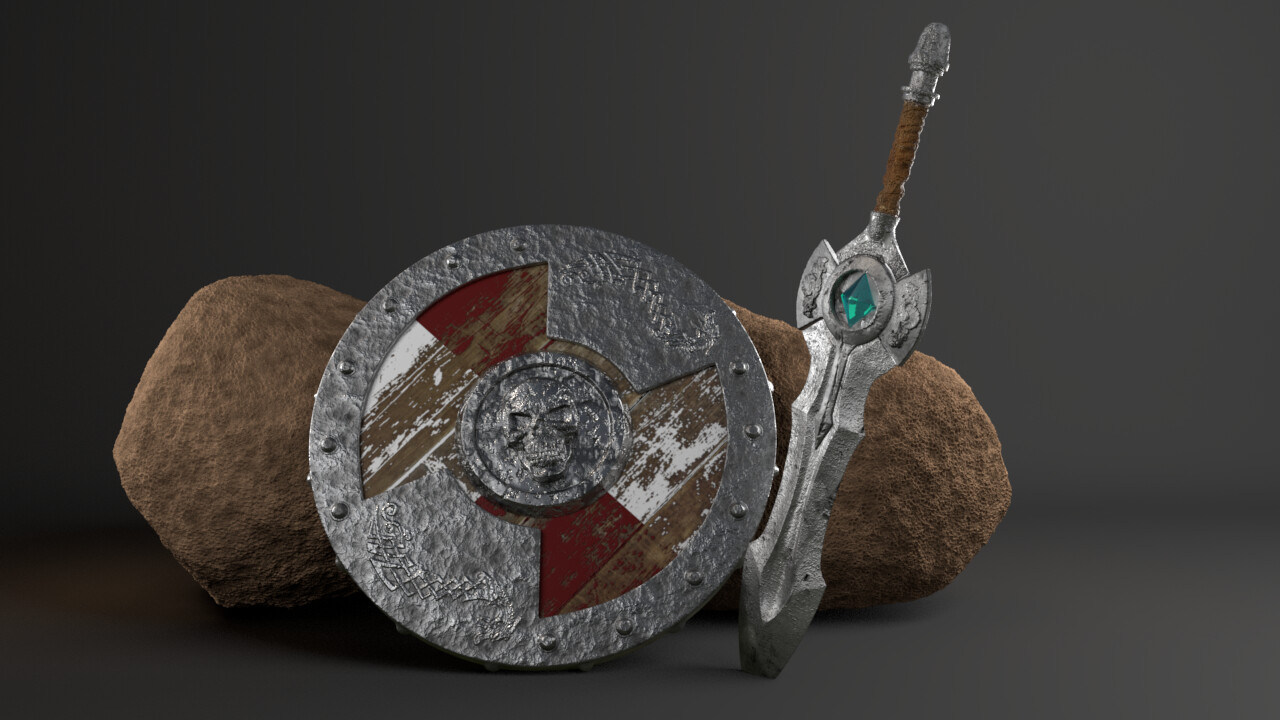 ArtStation - Sword and Shield Lighting