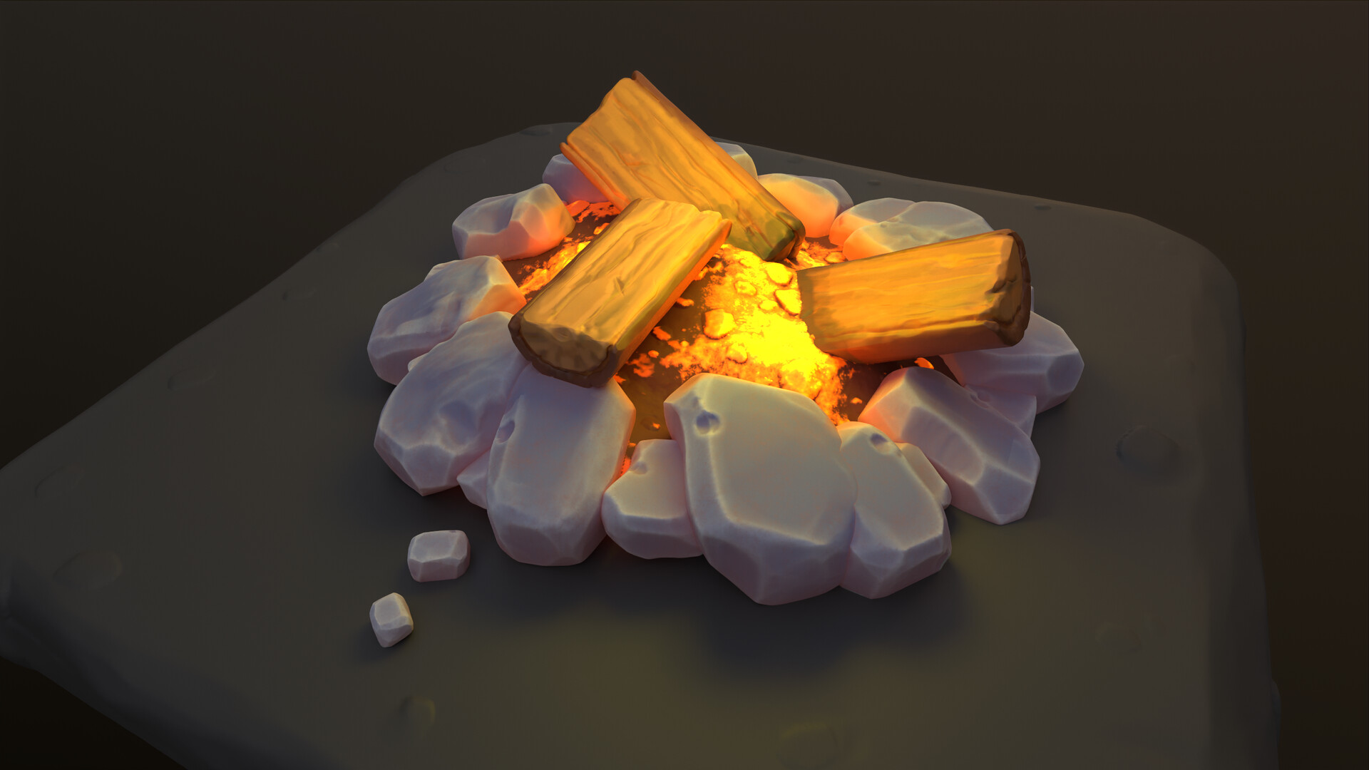 ArtStation - Fire pit