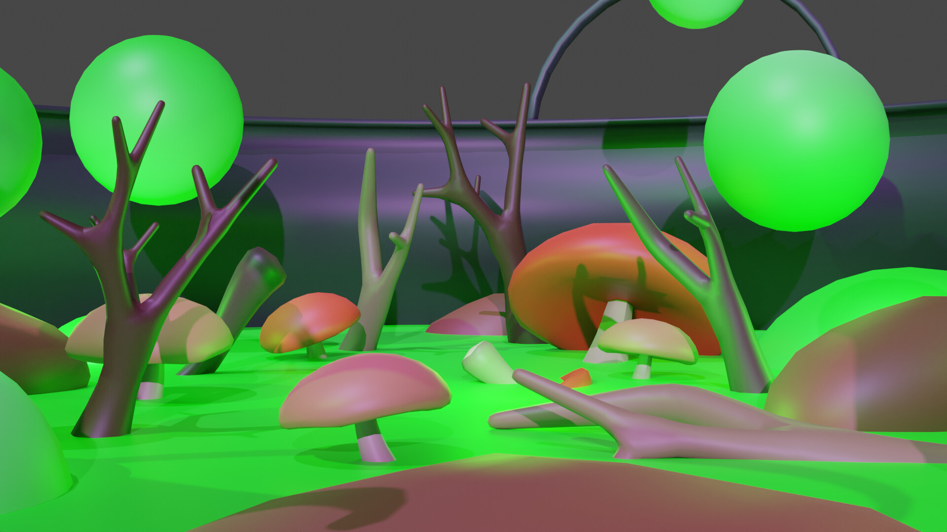 ArtStation - Garden of magic in a cauldron