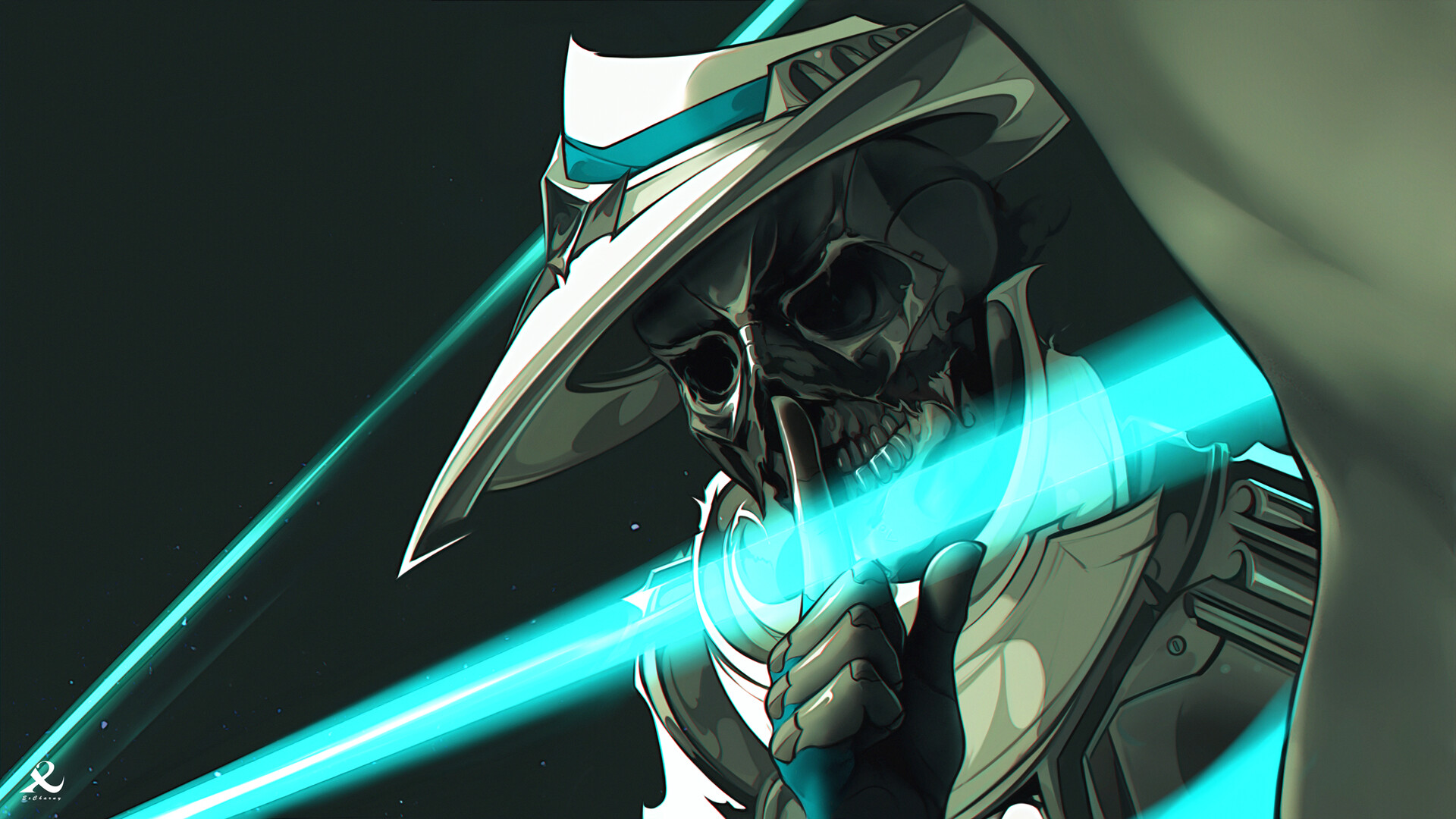 ArtStation - Give me a corpse - Cypher [ Valorant fanart ]