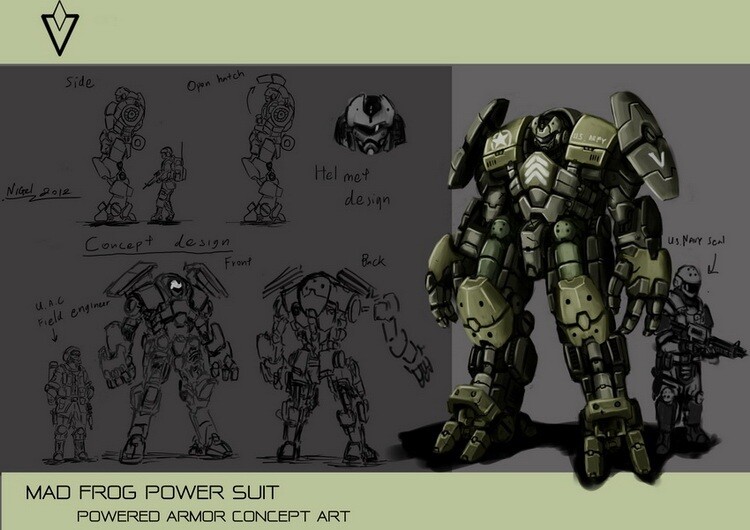 ArtStation - USA Power Armor