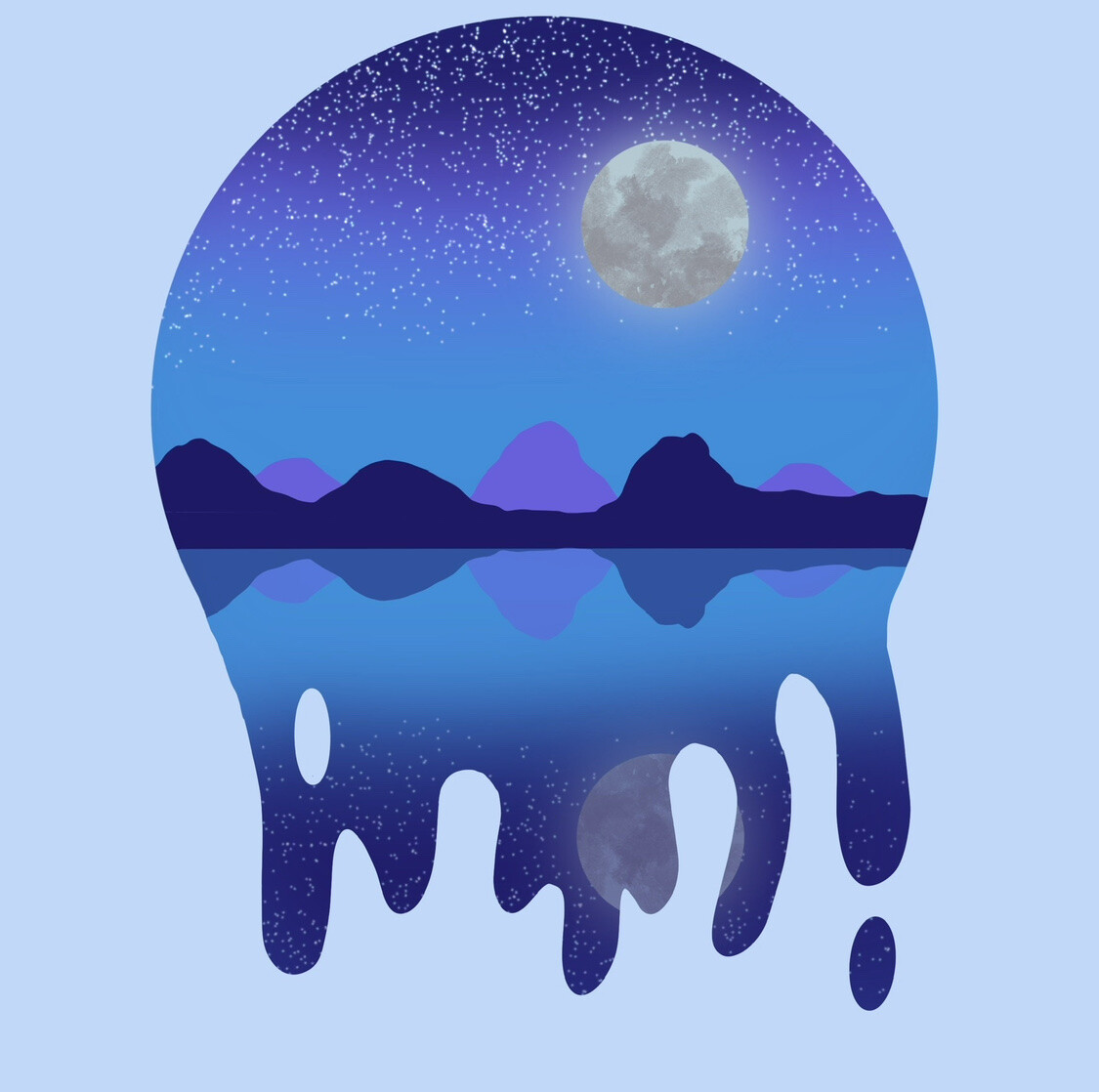 ArtStation - [ Blue Moon ]