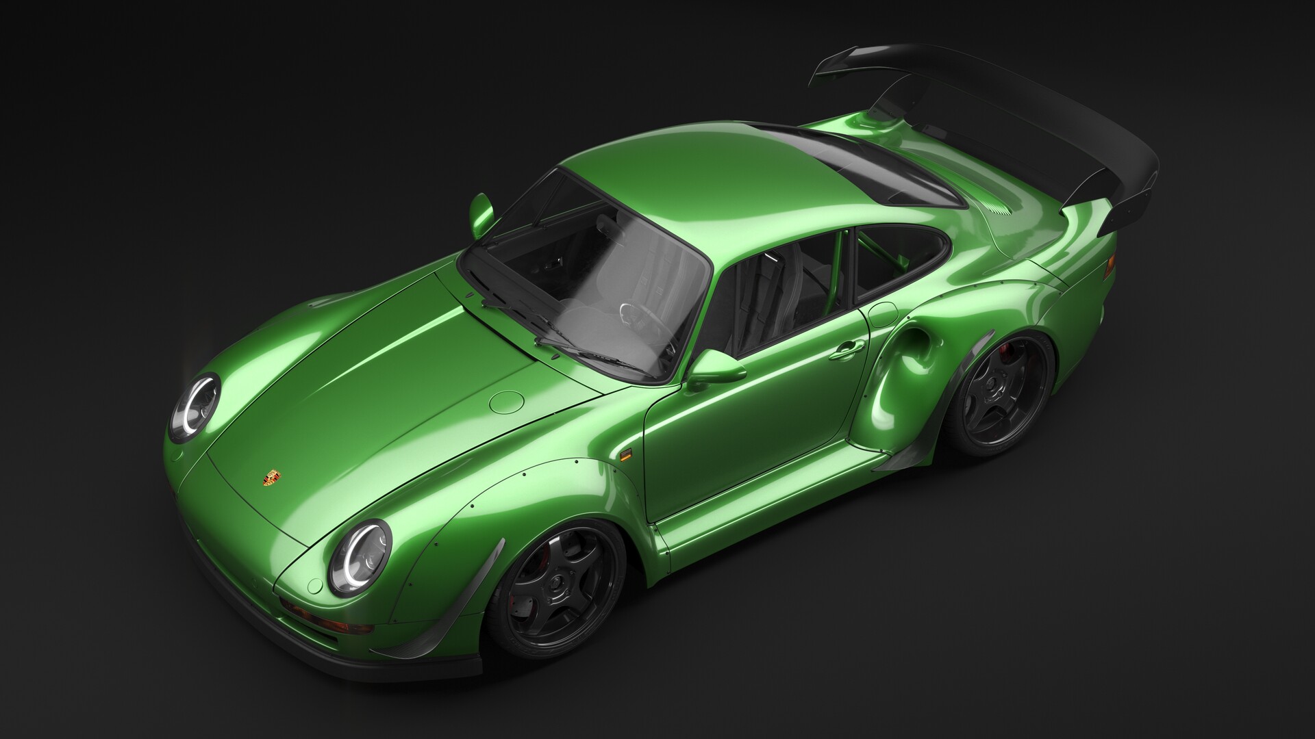 Roman Bovt - CGI 3d model Porsche 959 RWB my concept