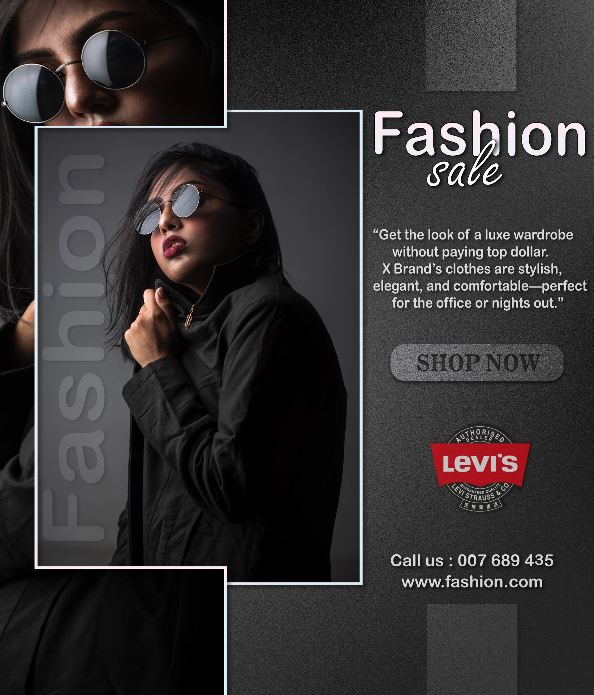 ArtStation - Example AD for a clothing brand