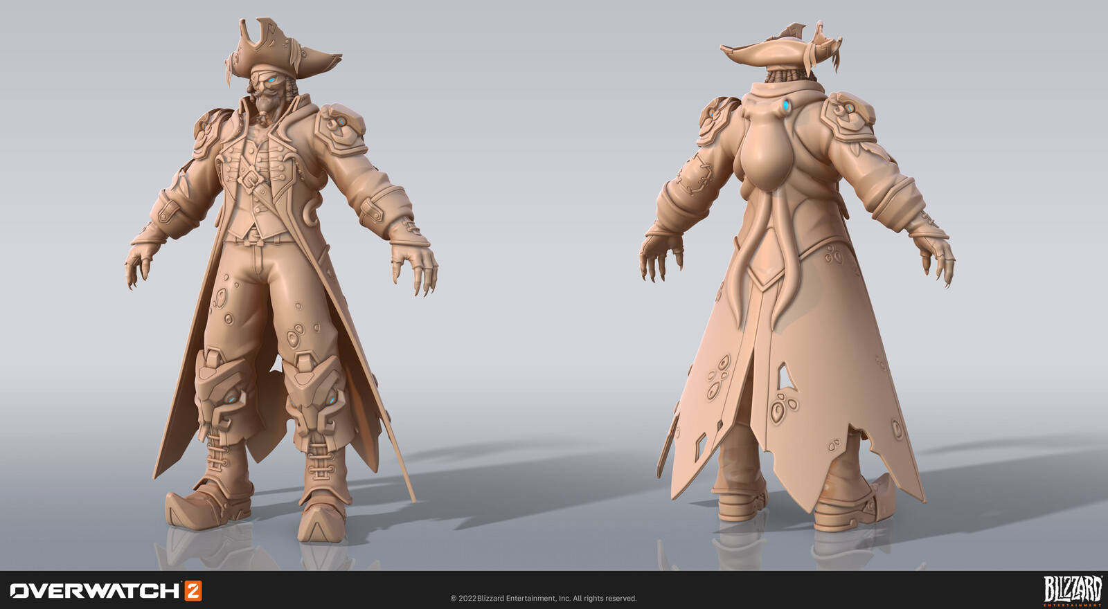 Aitor Ansio - OVERWATCH 2 - Reaper 'Cursed Captain' Character Skin