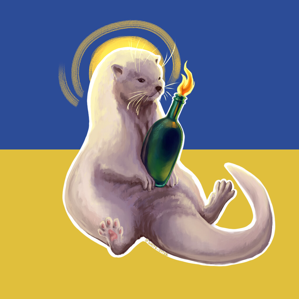 ArtStation - white otter