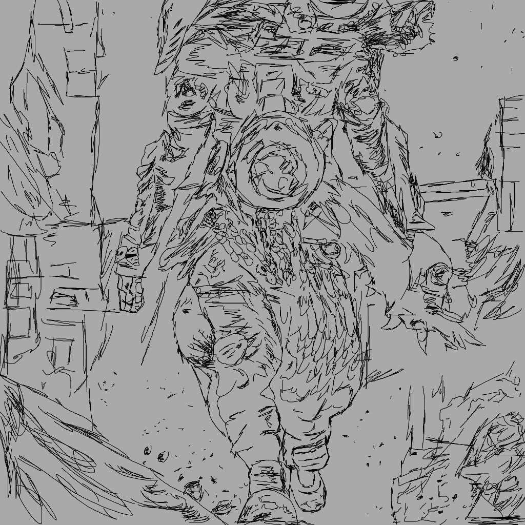 ArtStation - Sketch of survived death