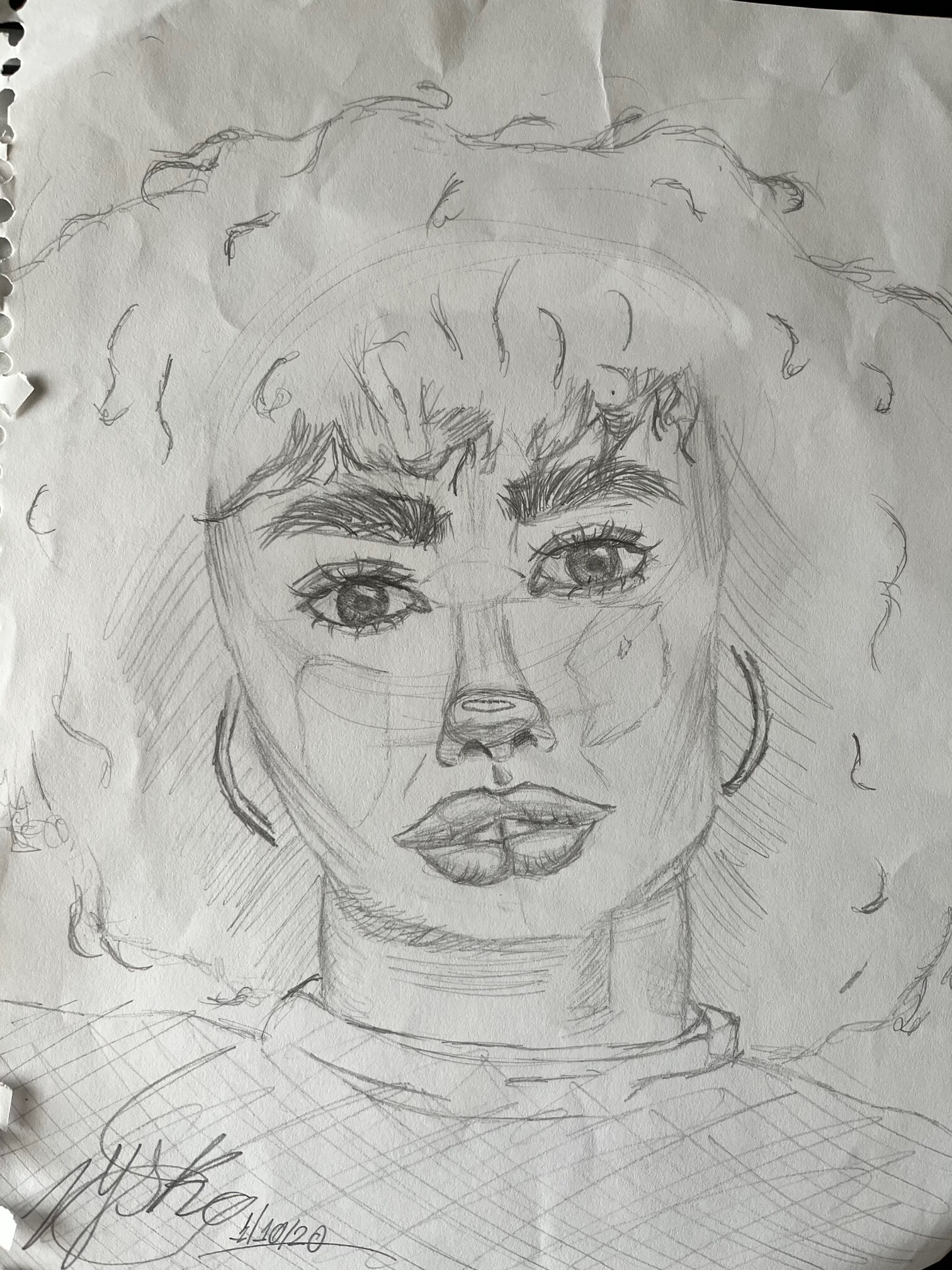 ArtStation - Quick sketch of girl