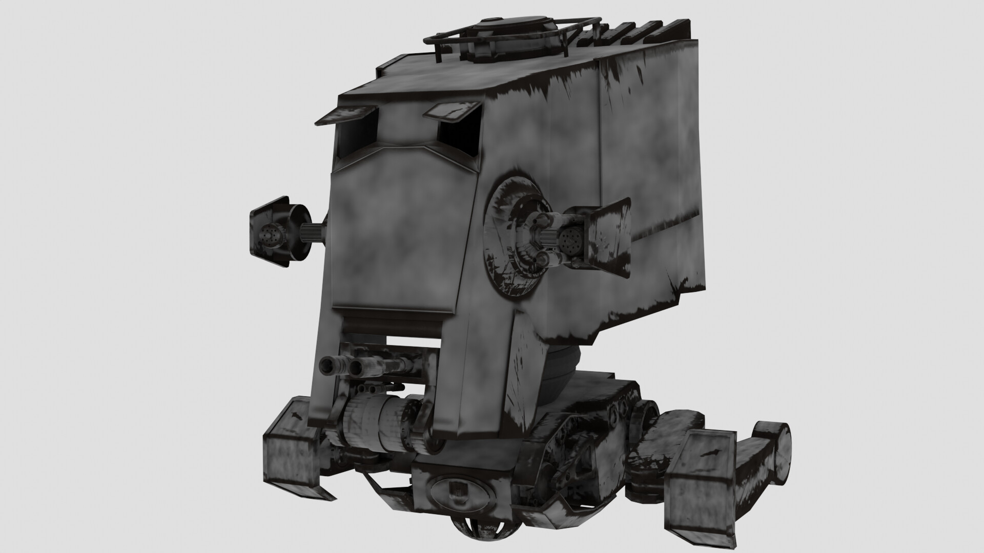 ArtStation - Rusted All Terrain Scout Transport