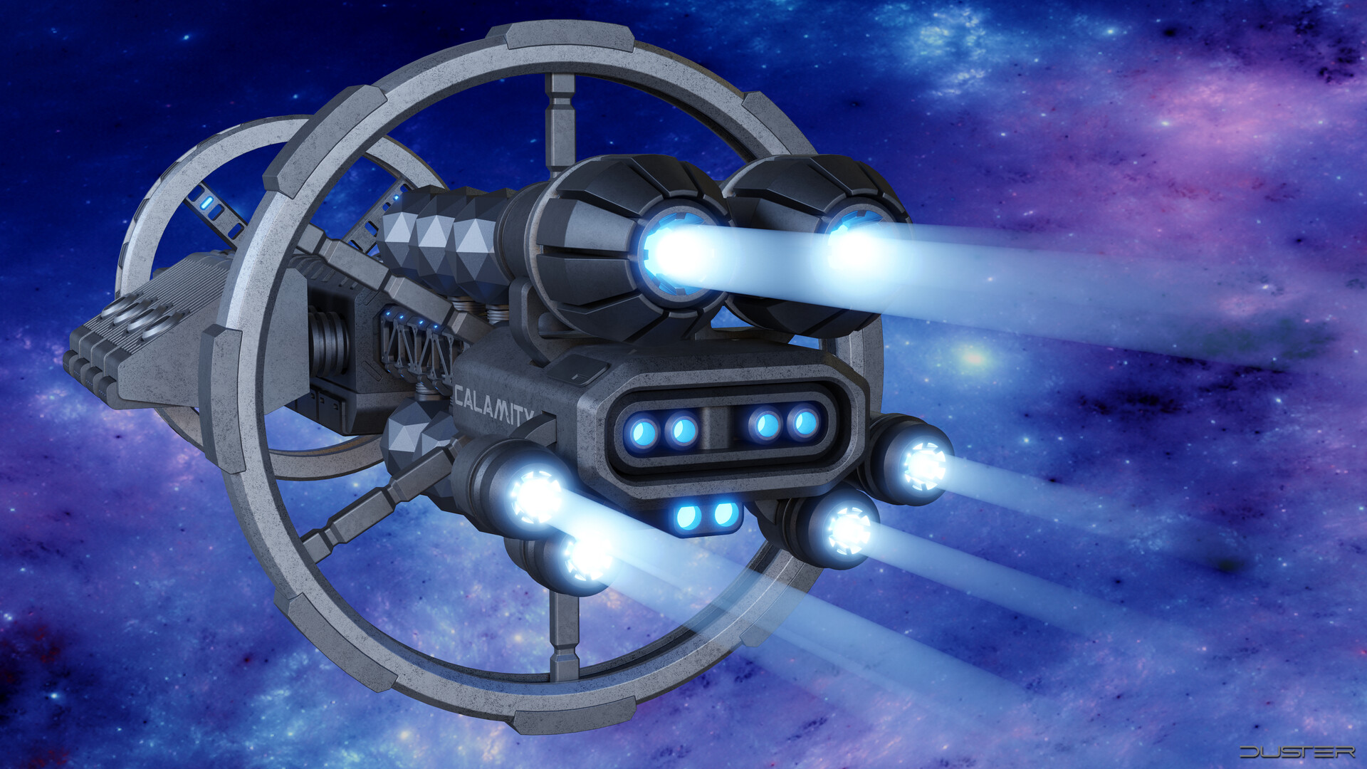 Duster - Sci-Fi Spaceship - Blender 3D model