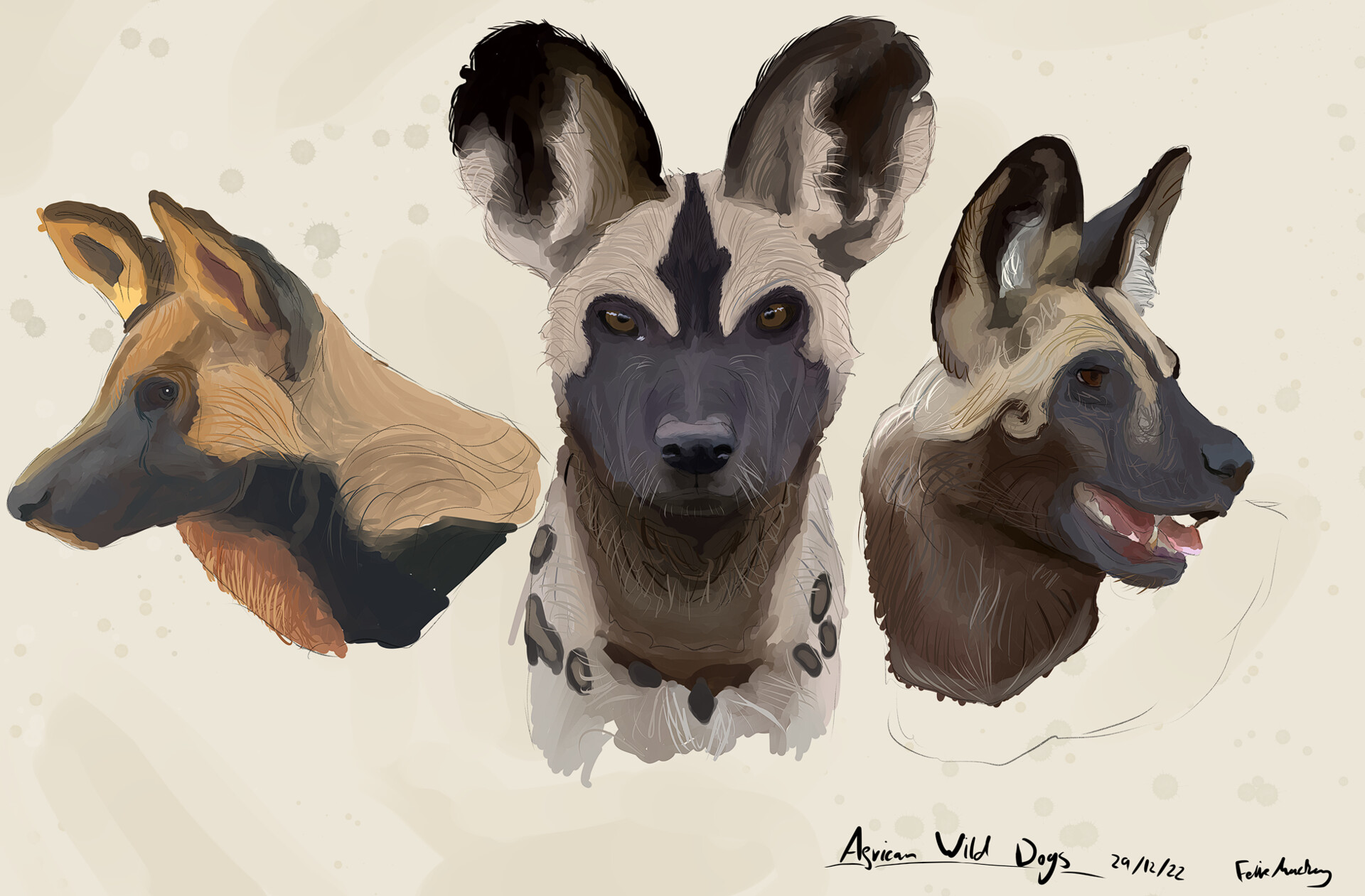 ArtStation - Wild Dogs