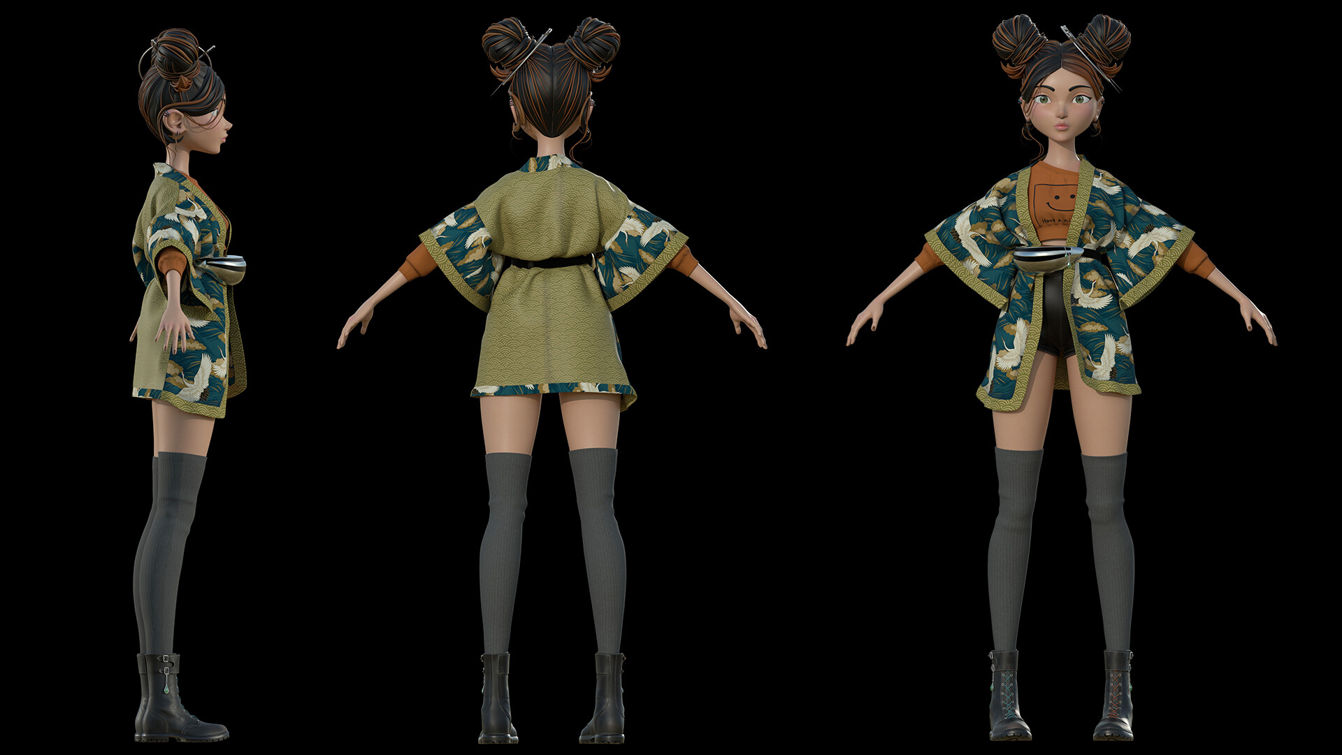 ArtStation - Personnage féminin