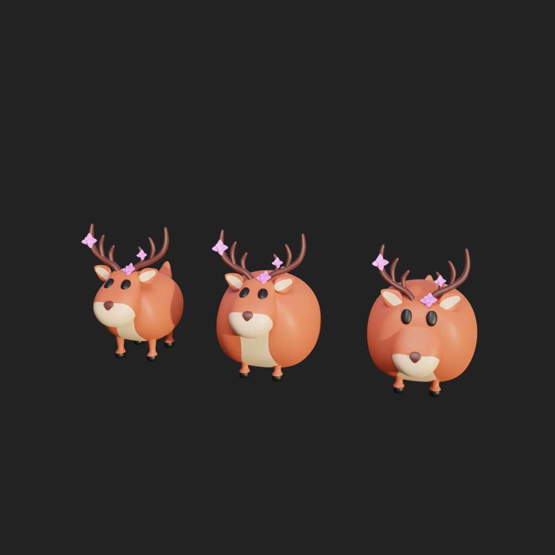 ArtStation - Low poly animal 3D model