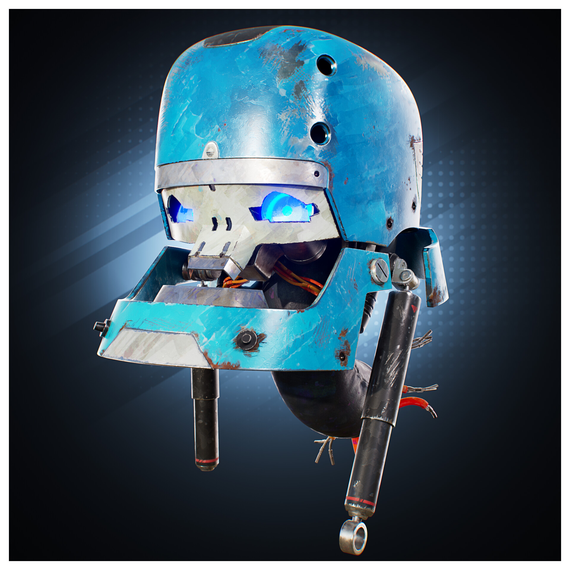 ArtStation - Blue Robot