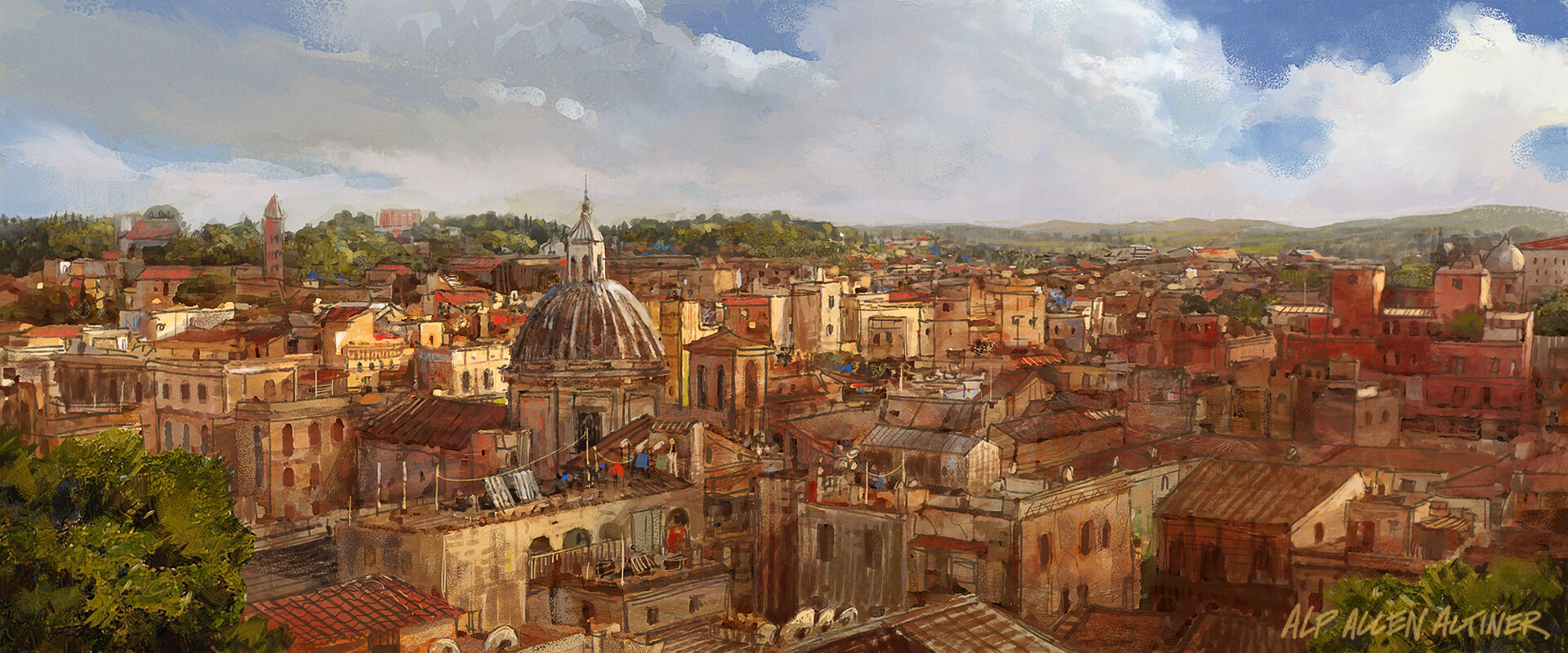 ArtStation - Italy painting