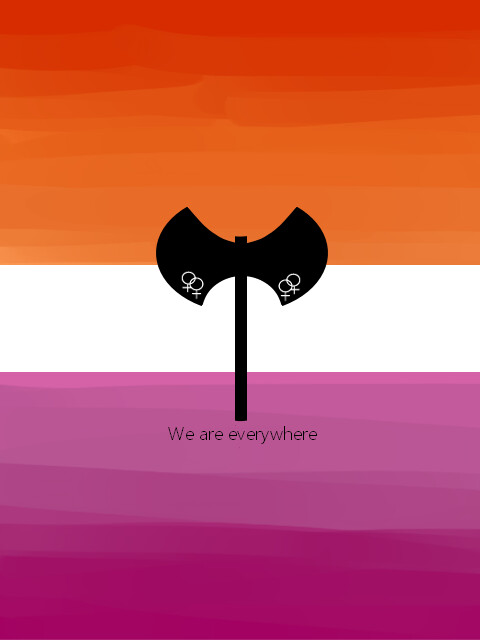 ArtStation - 2019 - Labrys Lesbian Phone Wallpaper