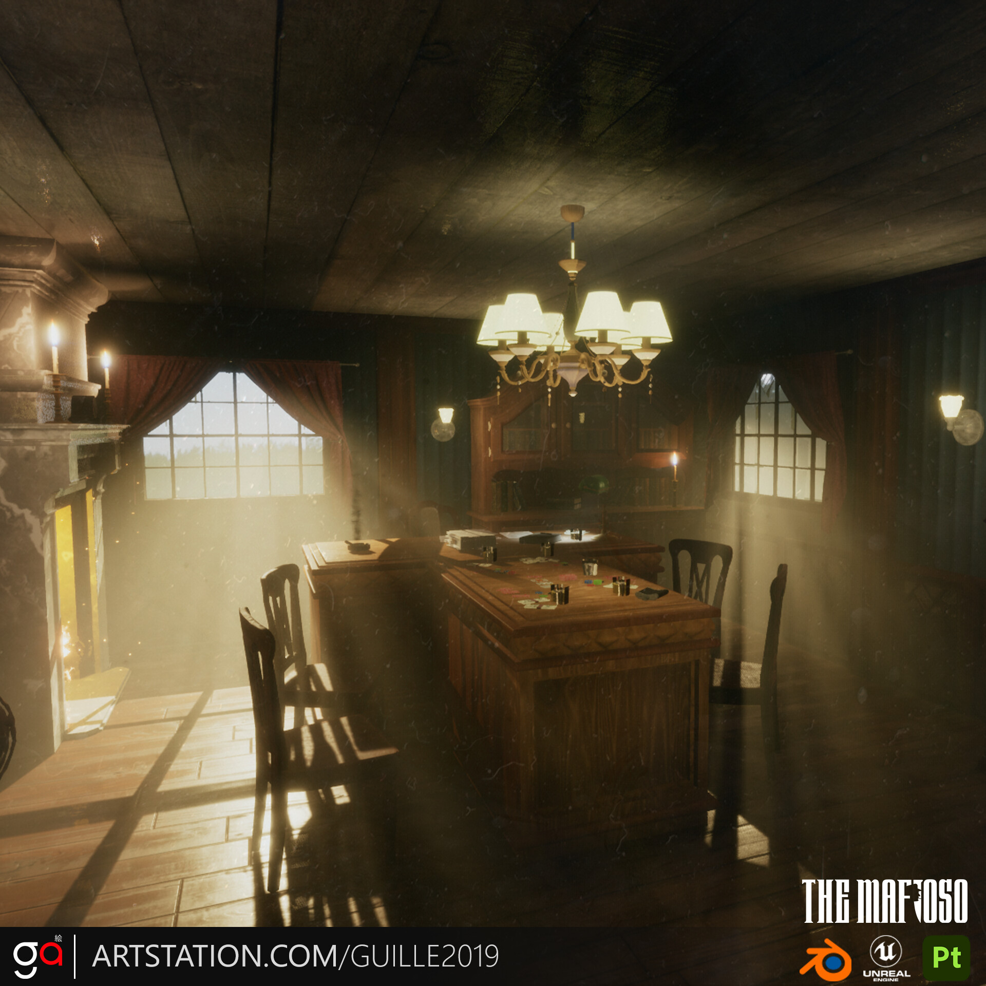 Guille Álvarez Martínez - Mobster Office - The Mafioso