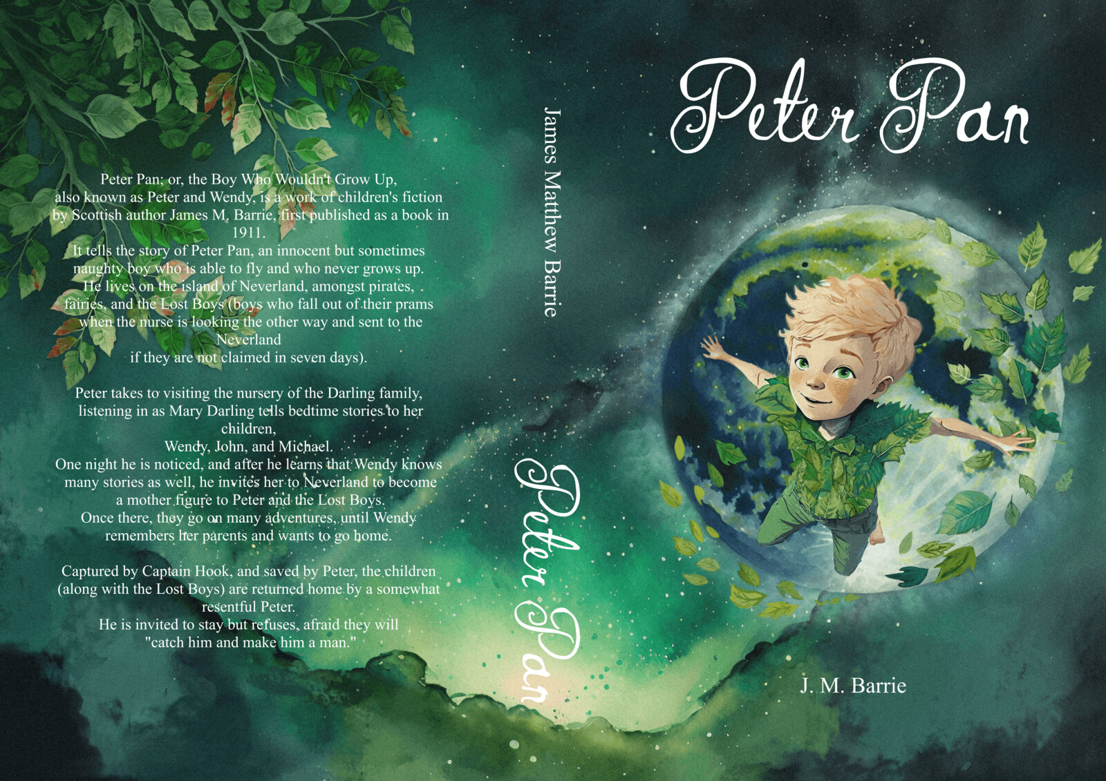 Ann Traut - Peter Pan book cover design