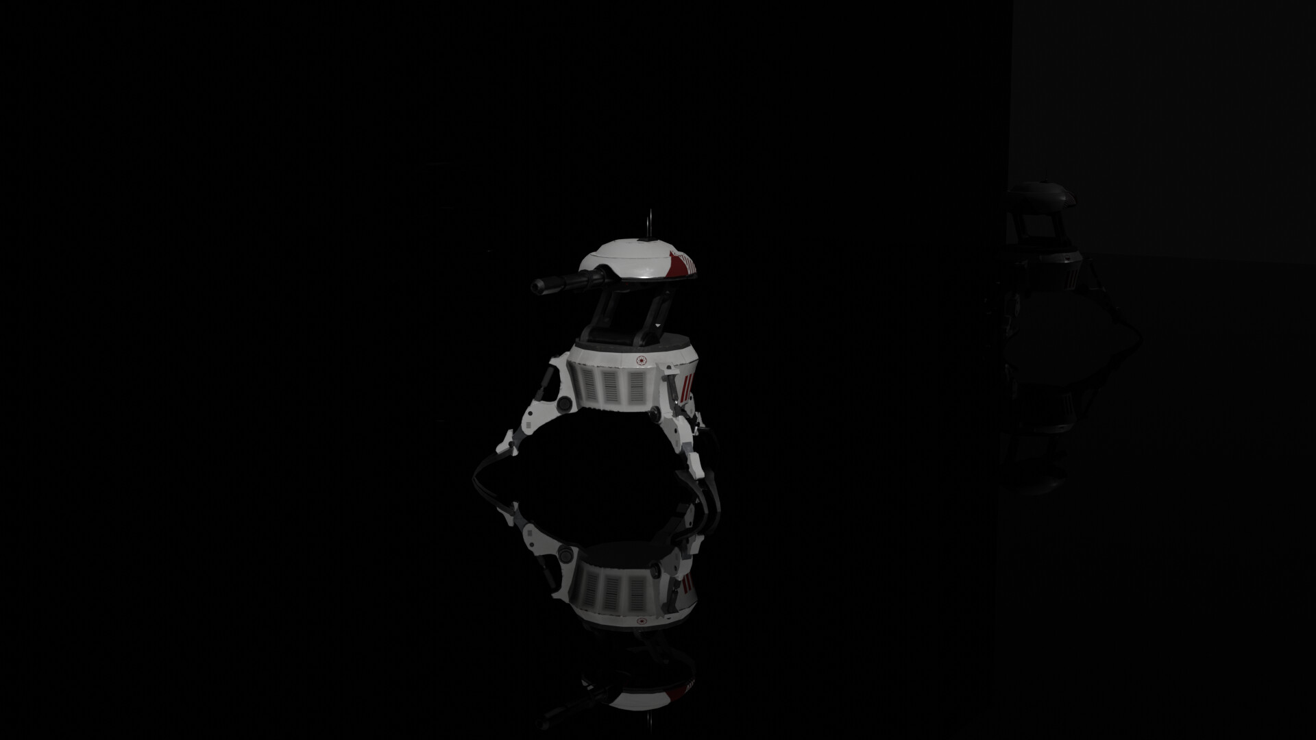 ArtStation - (Starwars inspired) DR-1S automated turret