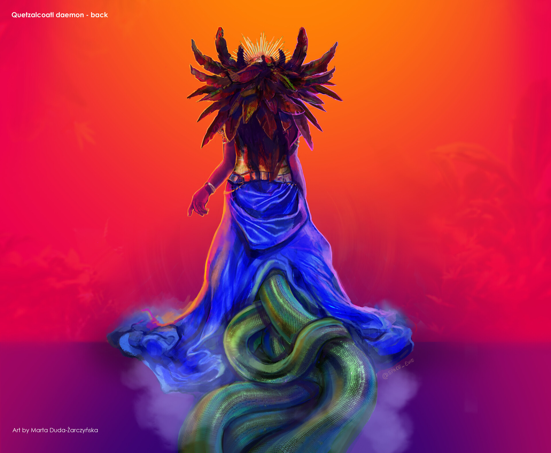 Marta Duda - Snake Witch - Quetzalcoatl Daemon