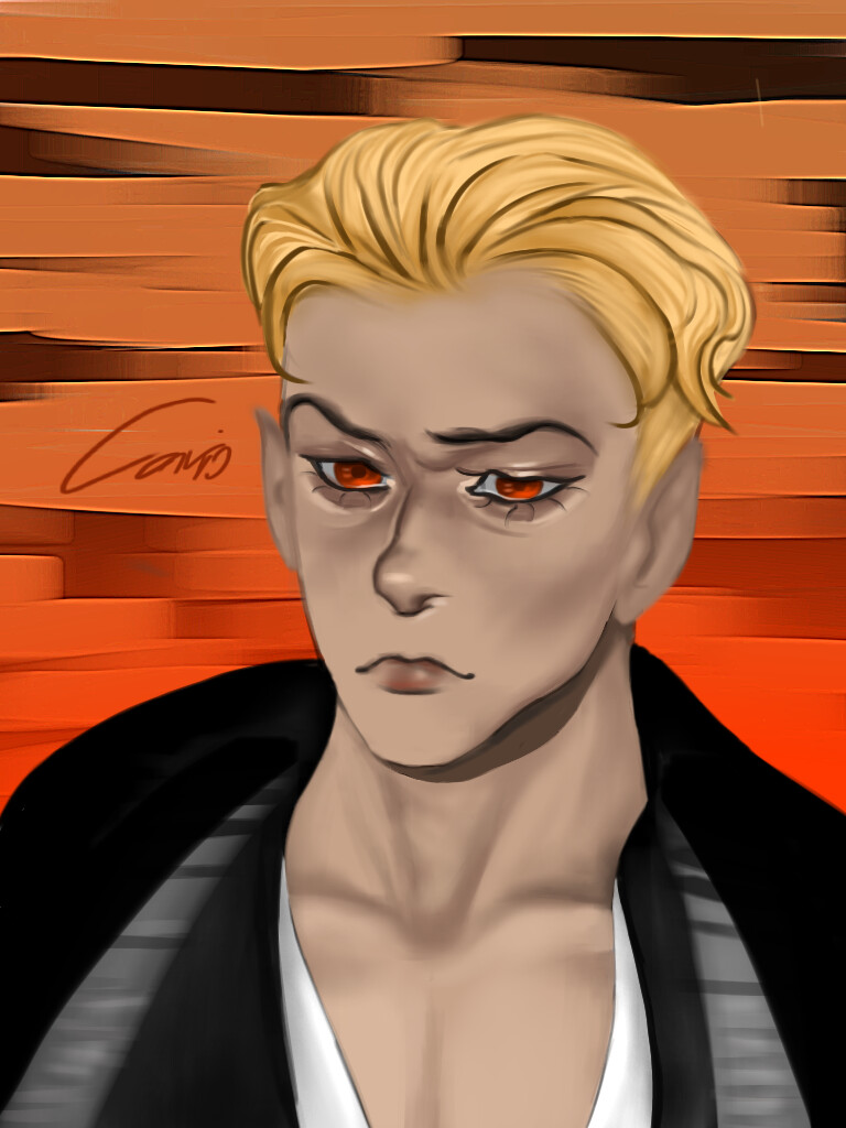 ArtStation - blond haired man