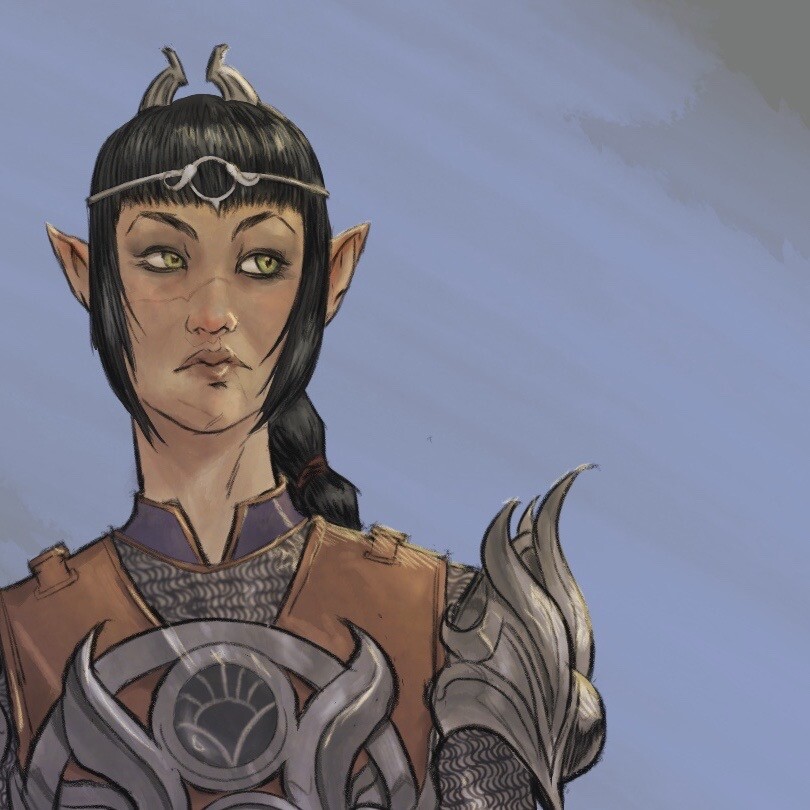 Ignacio Krichman // ignifero - Shadowheart and Lae'zel from Baldur's Gate 3