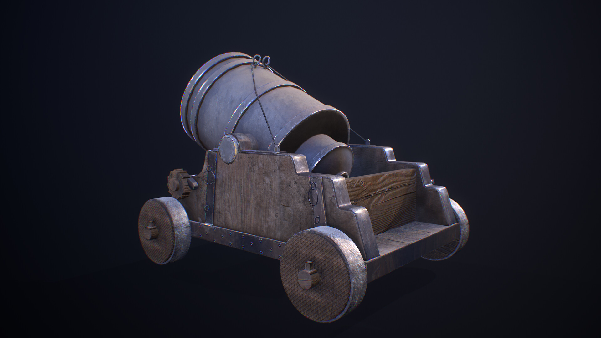Javier Pillado - Medieval Mortar - Game ready
