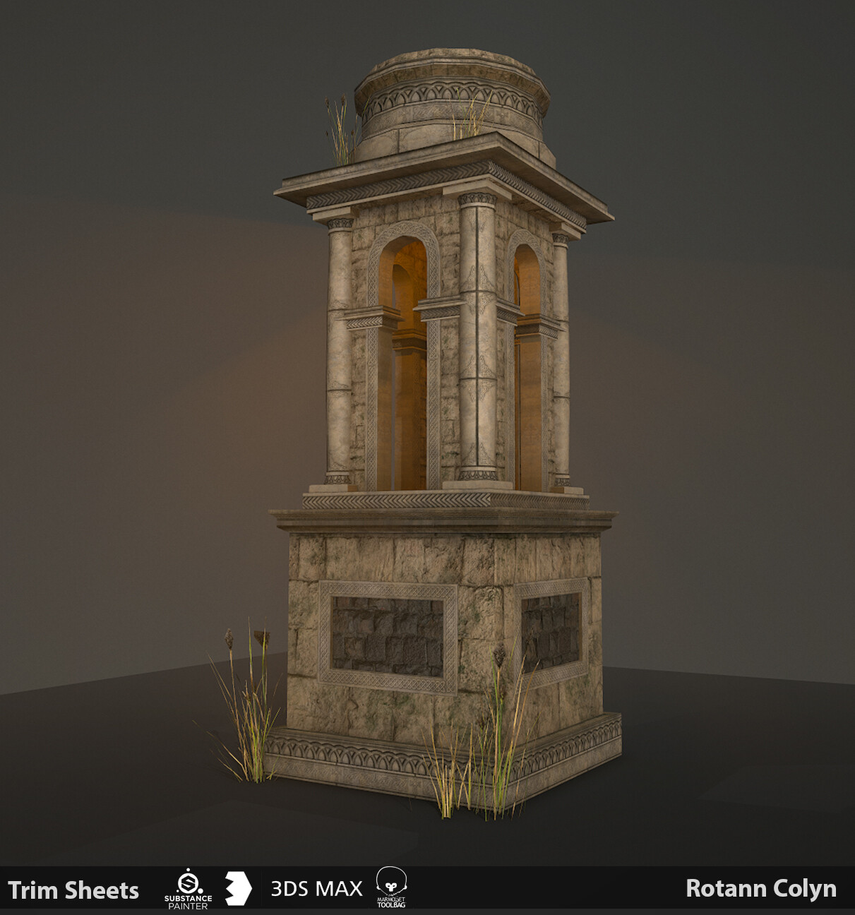 ArtStation - Celtic Tower - Trim Sheets