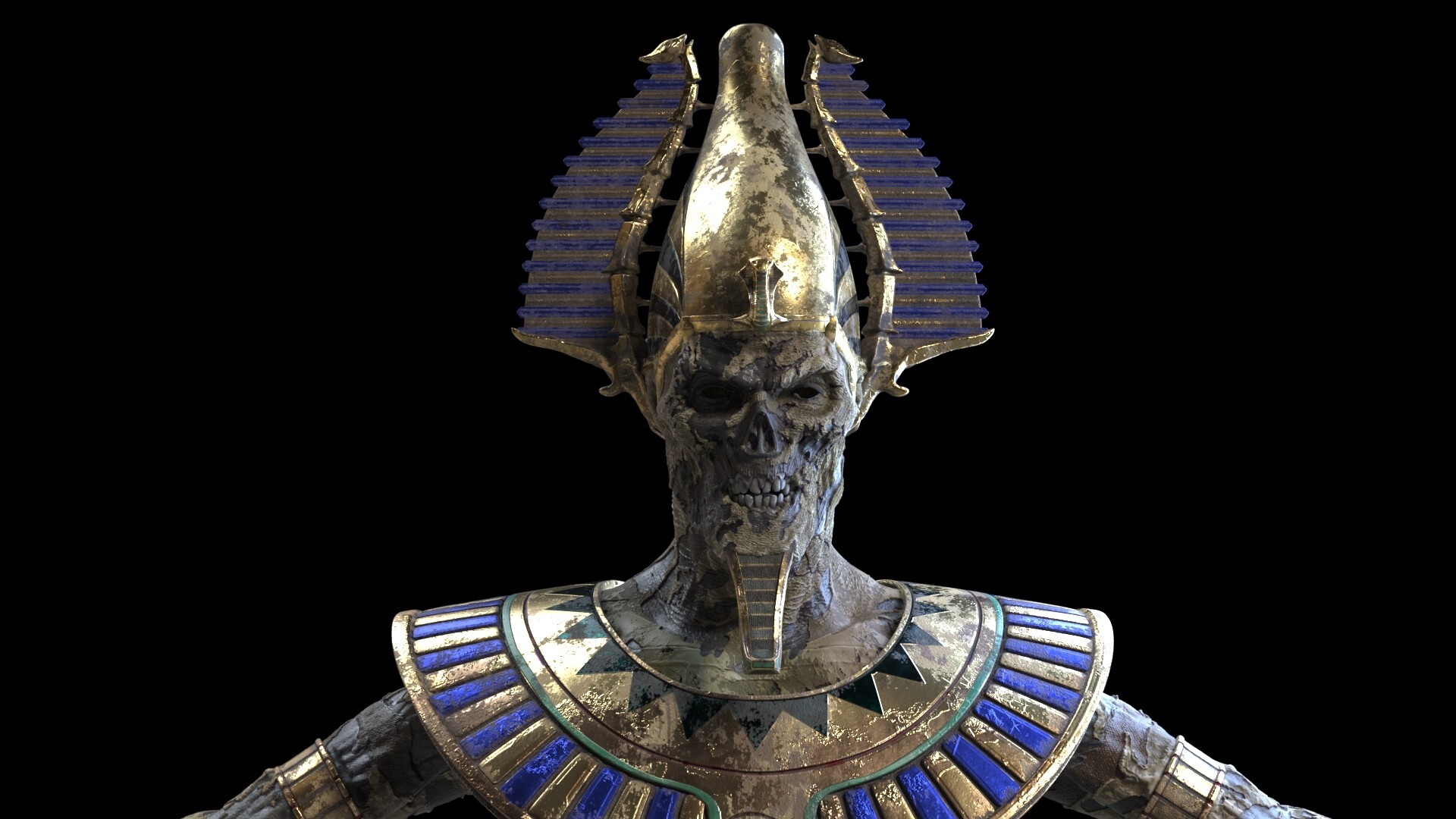 ArtStation - Texturing 'Betsoft wrath of Ra' (2018)