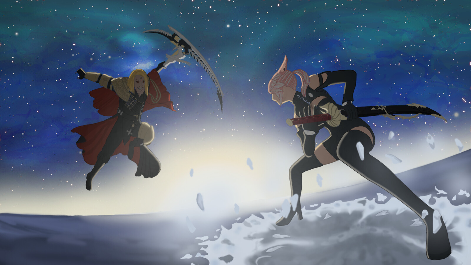 ArtStation - One last fight with Zenos.