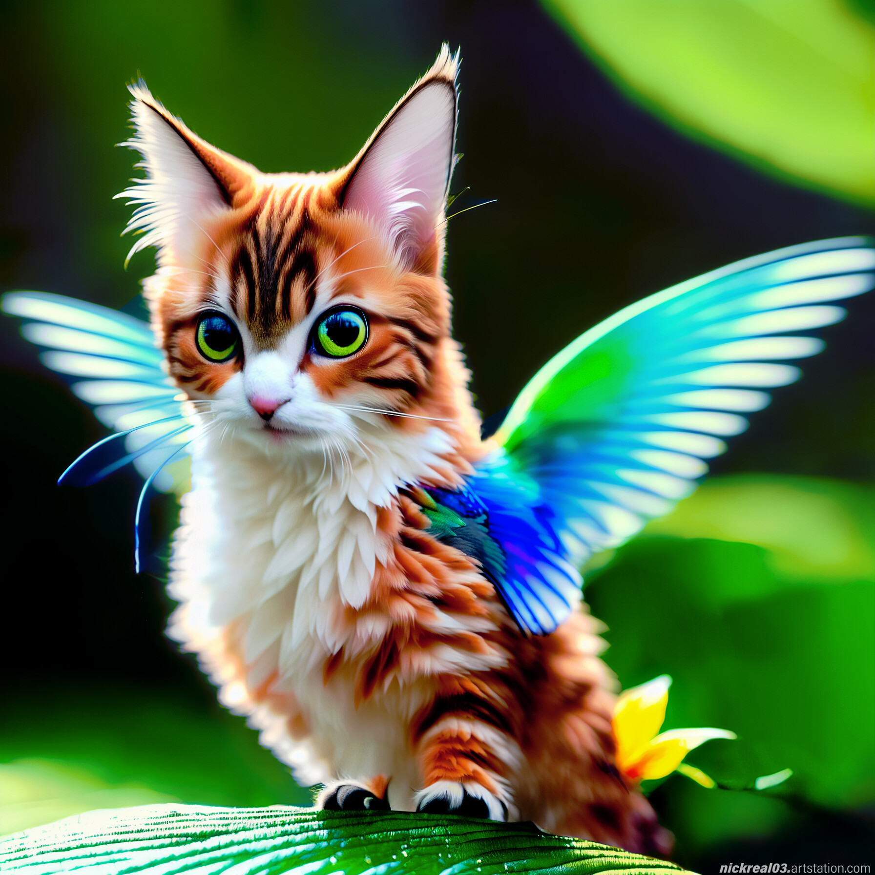 ArtStation - Cat Bird Person