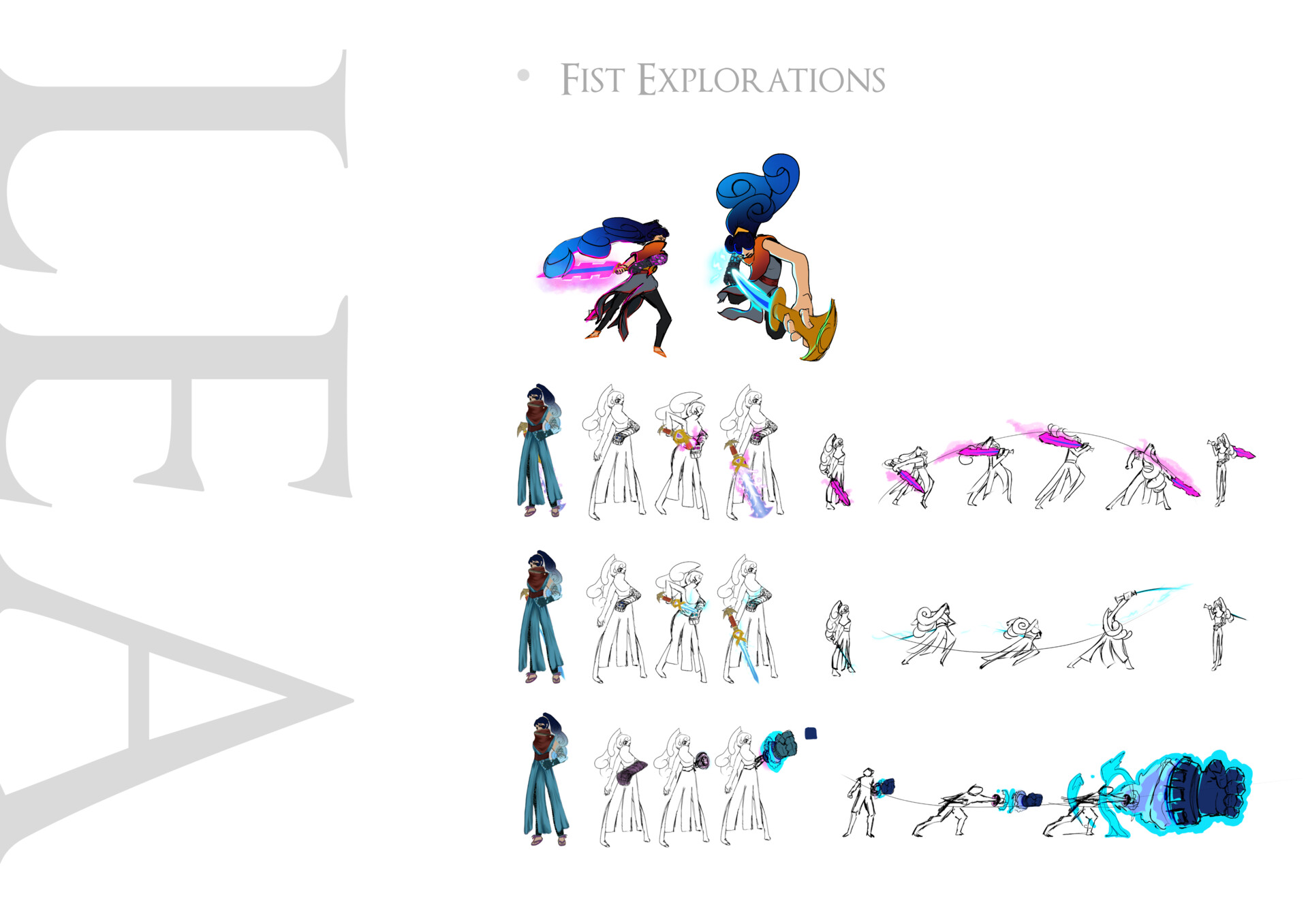 Marta Zarca - Character Concept Art "Lea" from Broken Echoes by Ad ...