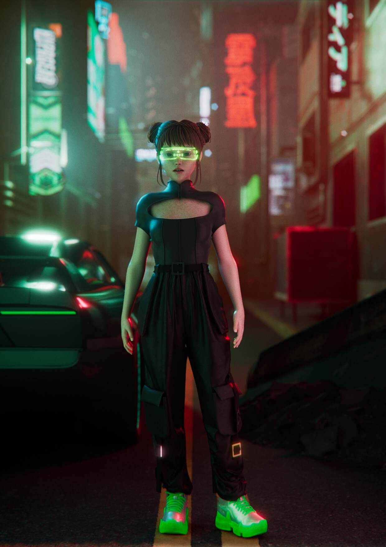 ArtStation - Night City 3D Model