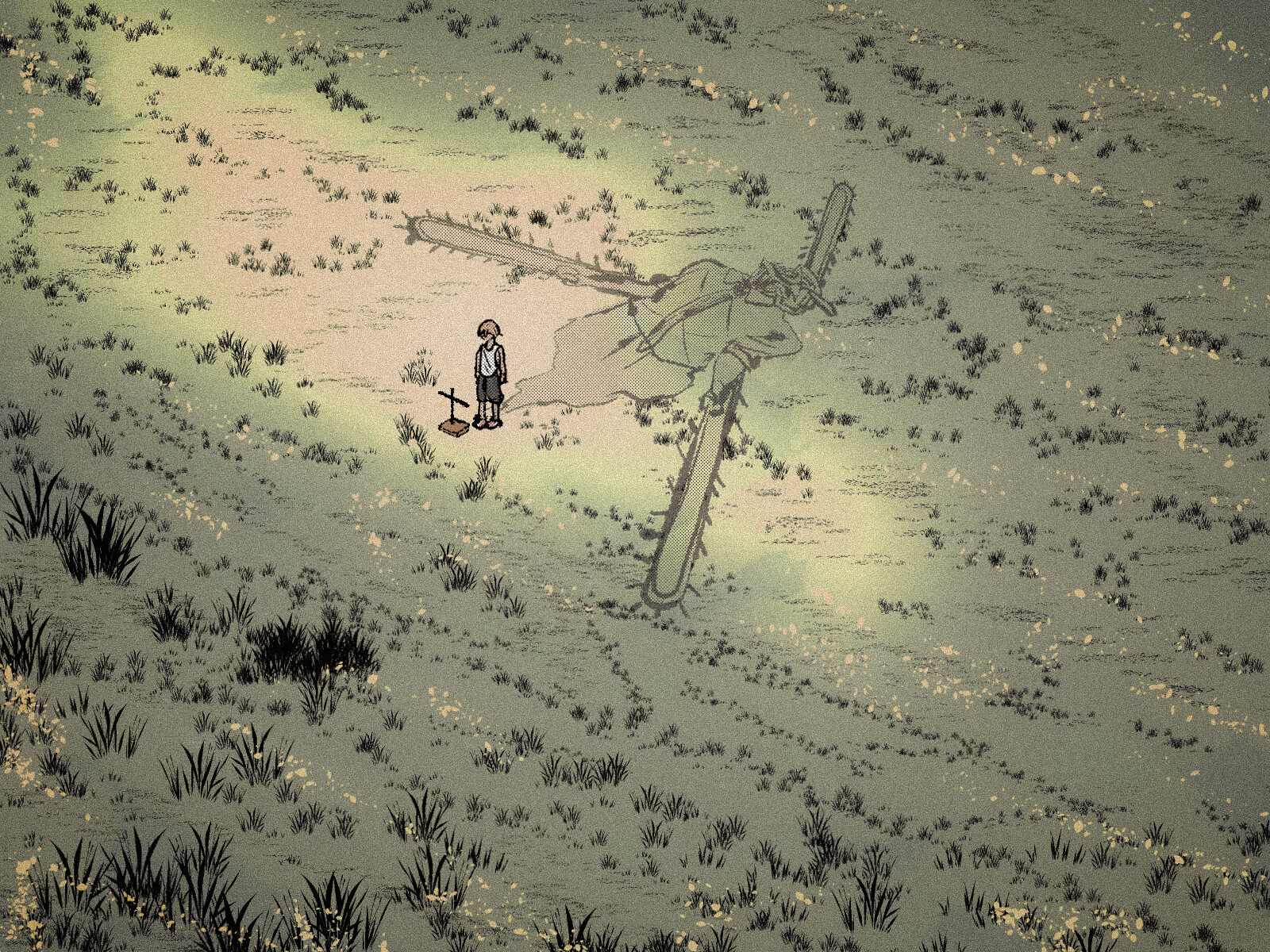 ArtStation - moments before the gun. denji's moment