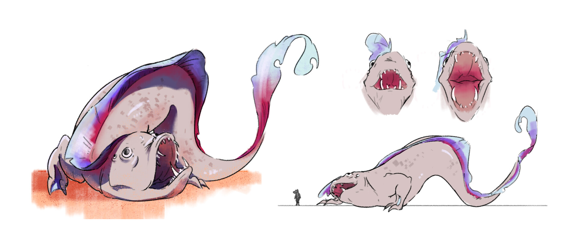 ArtStation - Coral Desert - Fish Design