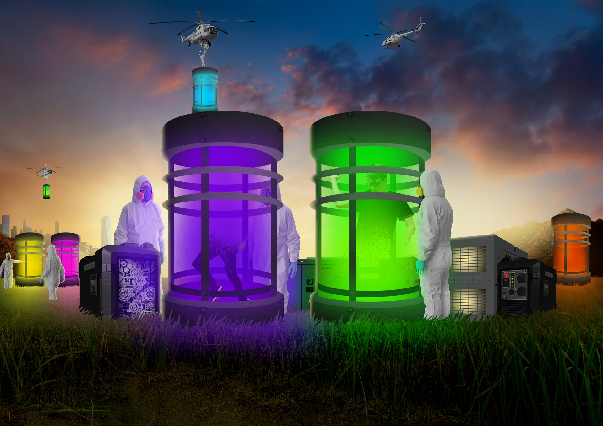 ArtStation - Teleportation Tanks - Speed Art